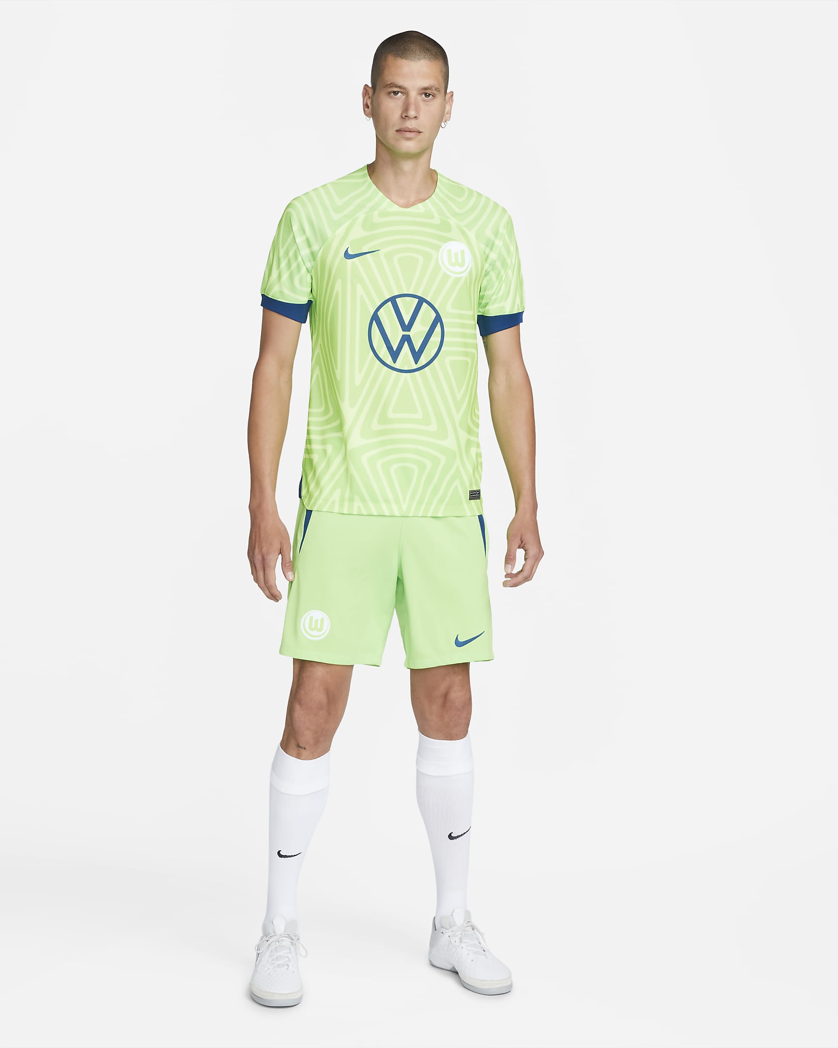 VfL Wolfsburg 2022/23 Stadium Home Men's Nike Dri-FIT Football Shirt ...