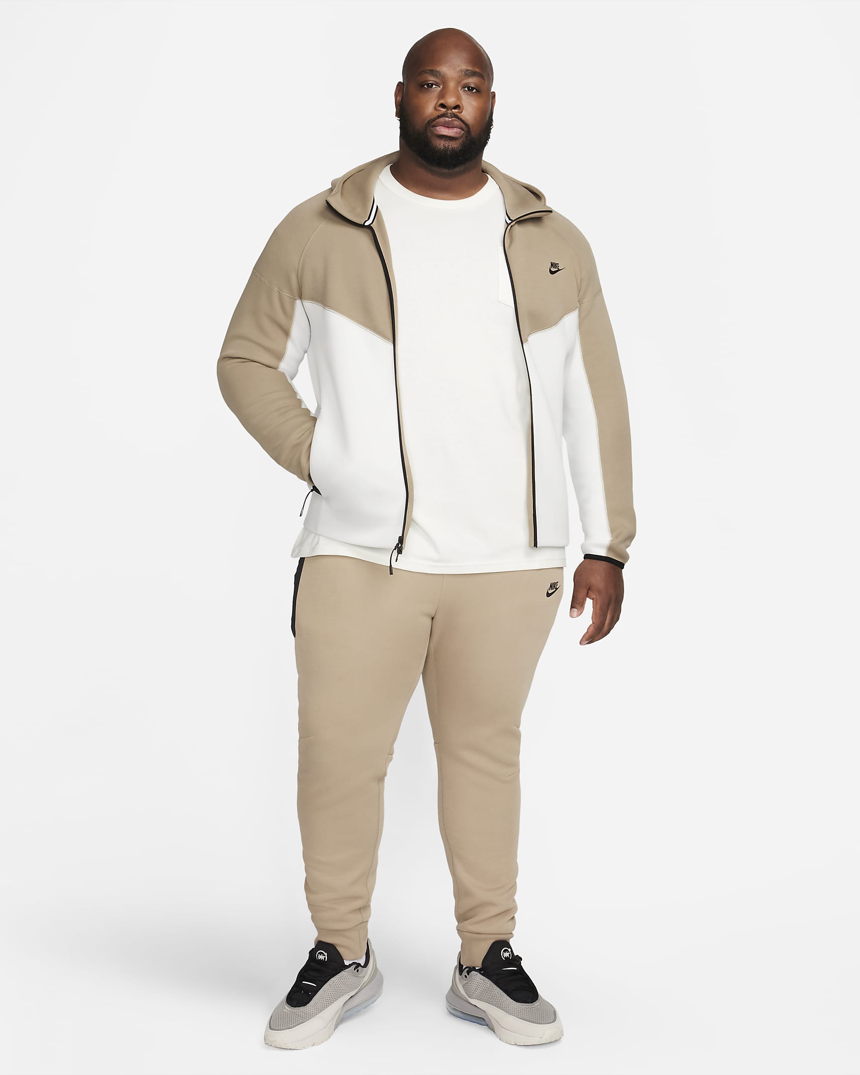 Sweat à Capuche Et Zip Nike Sportswear Tech Fleece Windrunner Pour