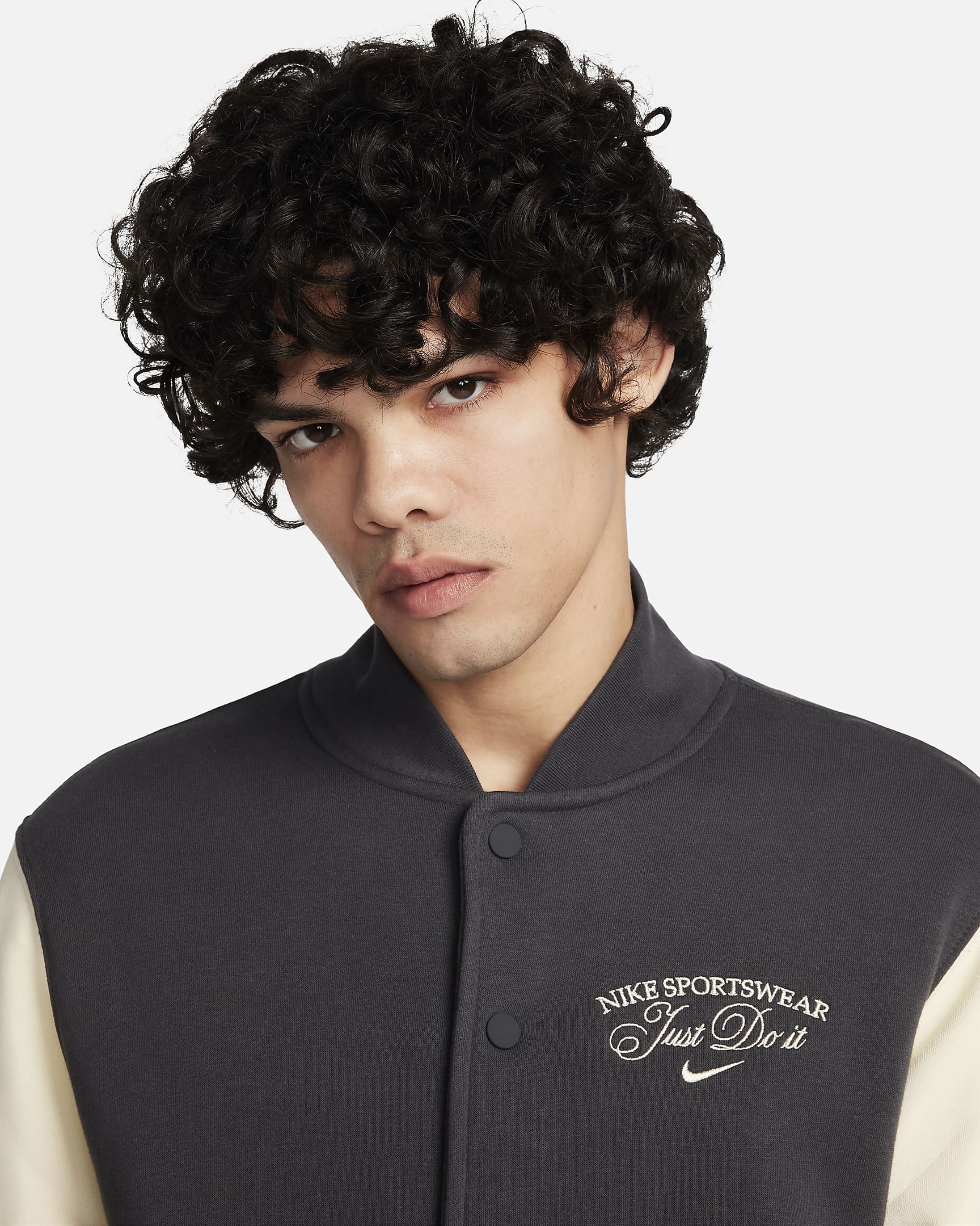 Nike Sportswear Men's Fleece Varsity Jacket. Nike UK