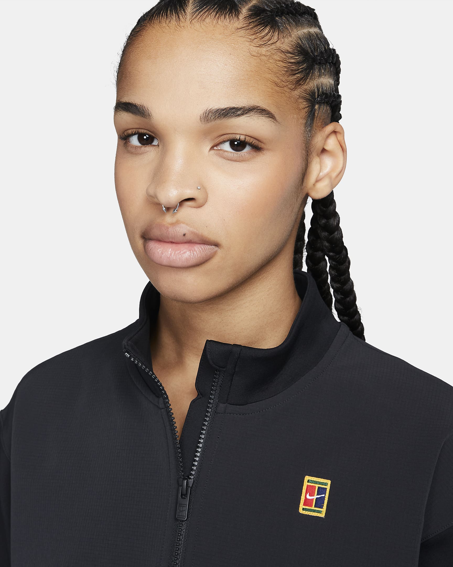 NikeCourt Dri-FIT Heritage Women's 1/2-Zip Tennis Jacket. Nike SK
