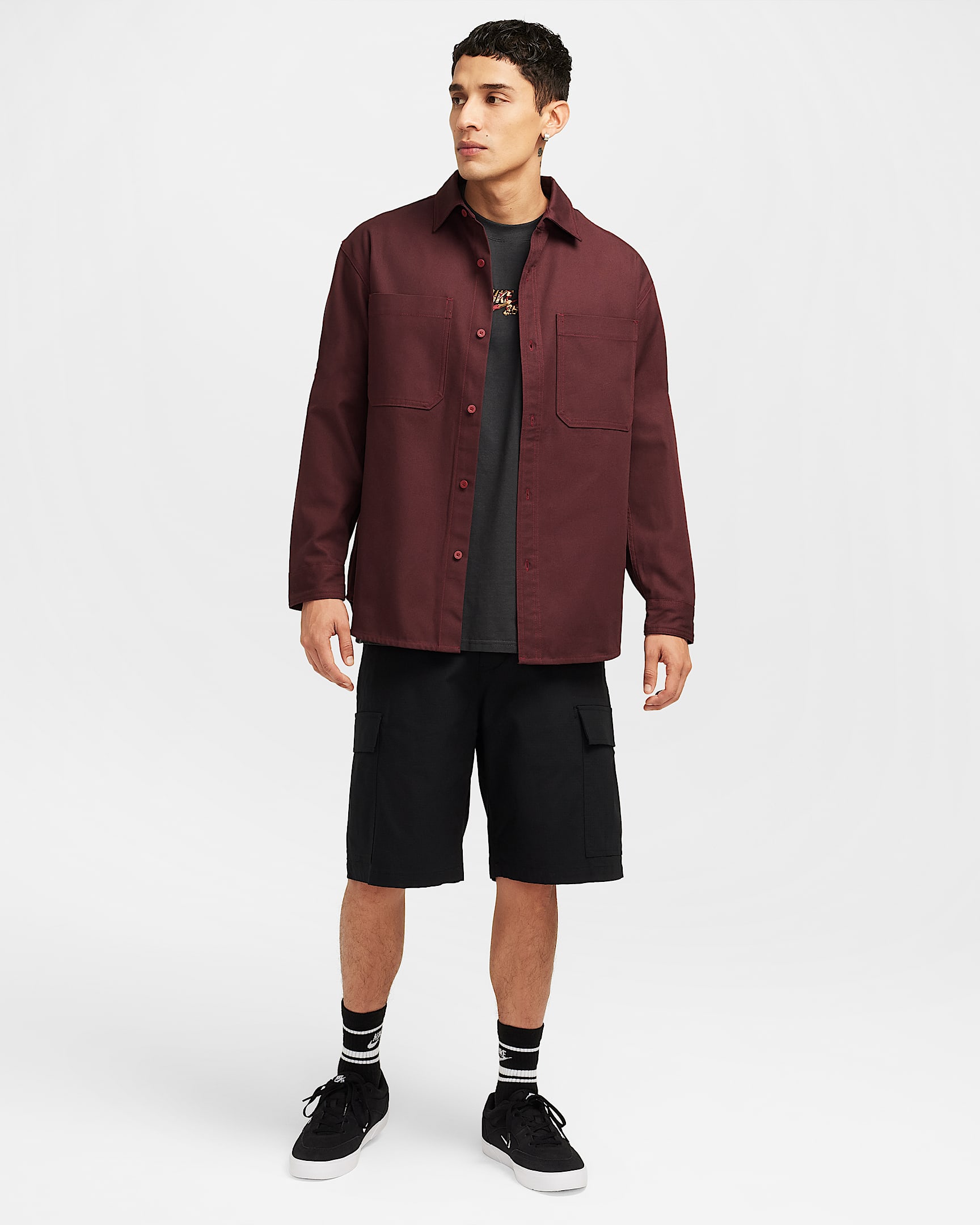 Nike SB Long-Sleeve Woven Skate Top. Nike.com