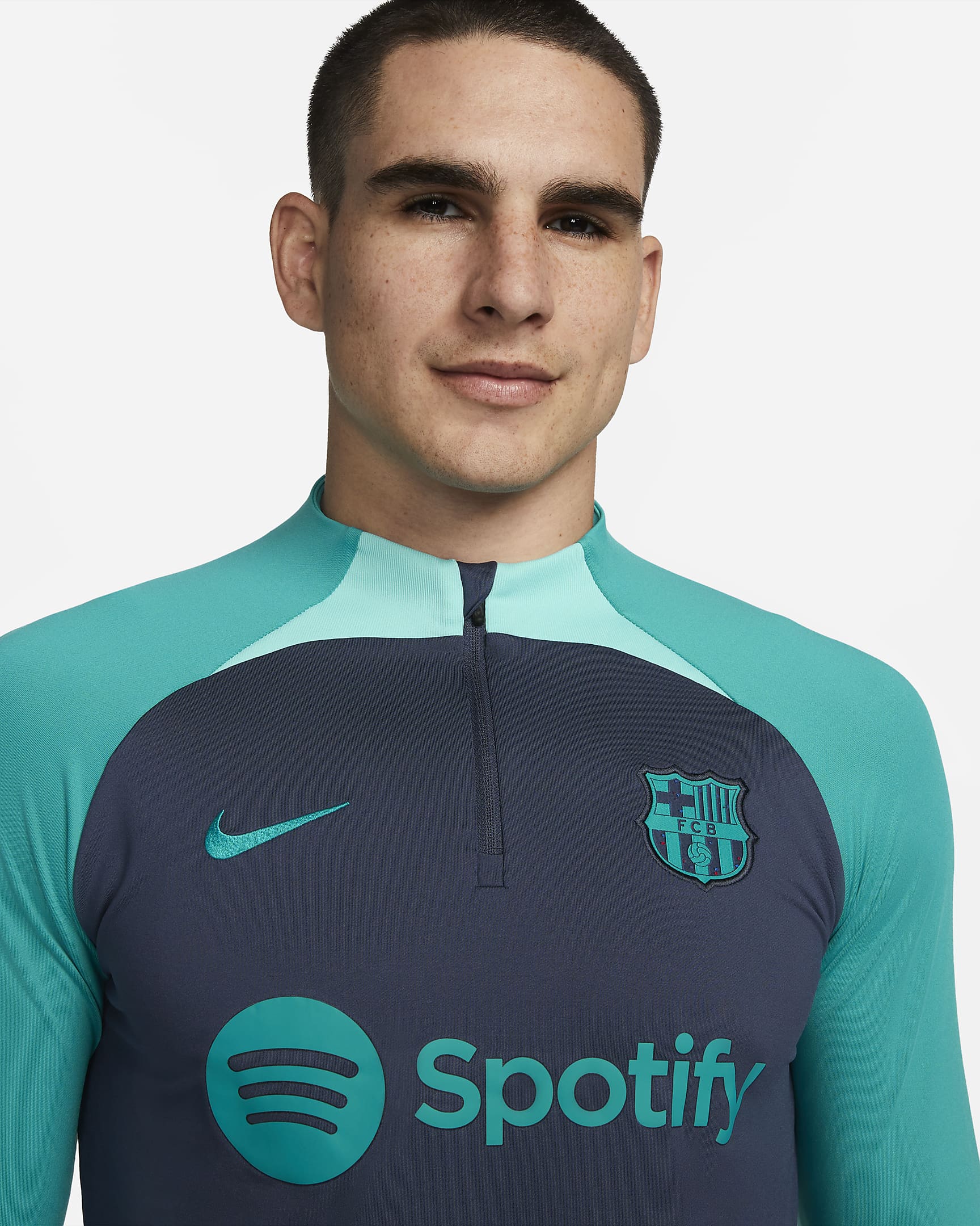 F.C. Barcelona Strike Men's Nike Dri-FIT Knit Football Drill Top. Nike UK