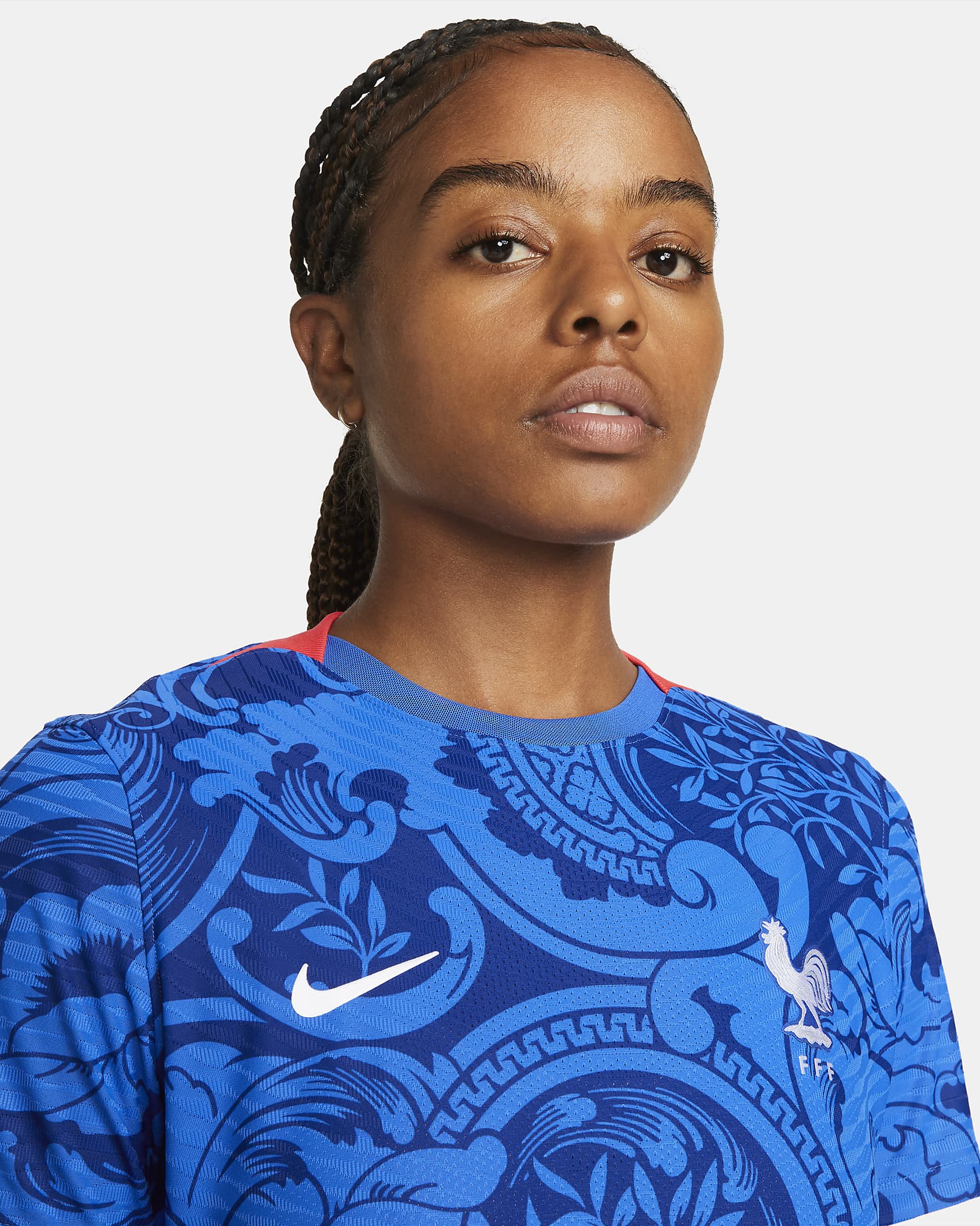 FFF 2022 Vapor Match Home Women's Football Shirt. Nike LU