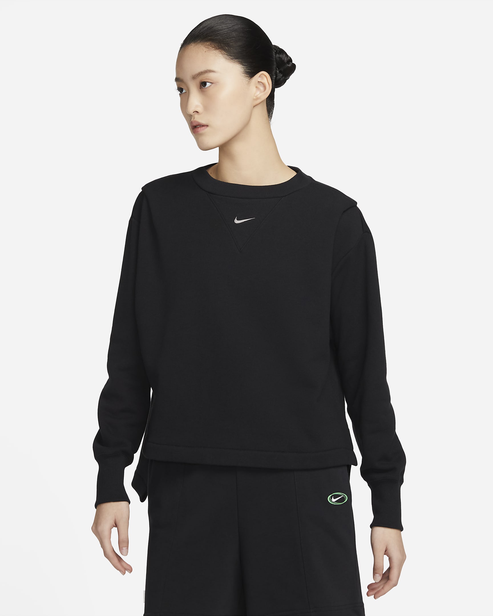 Nike Sportswear Modern Fleece Womens Oversized French Terry Crew Neck
