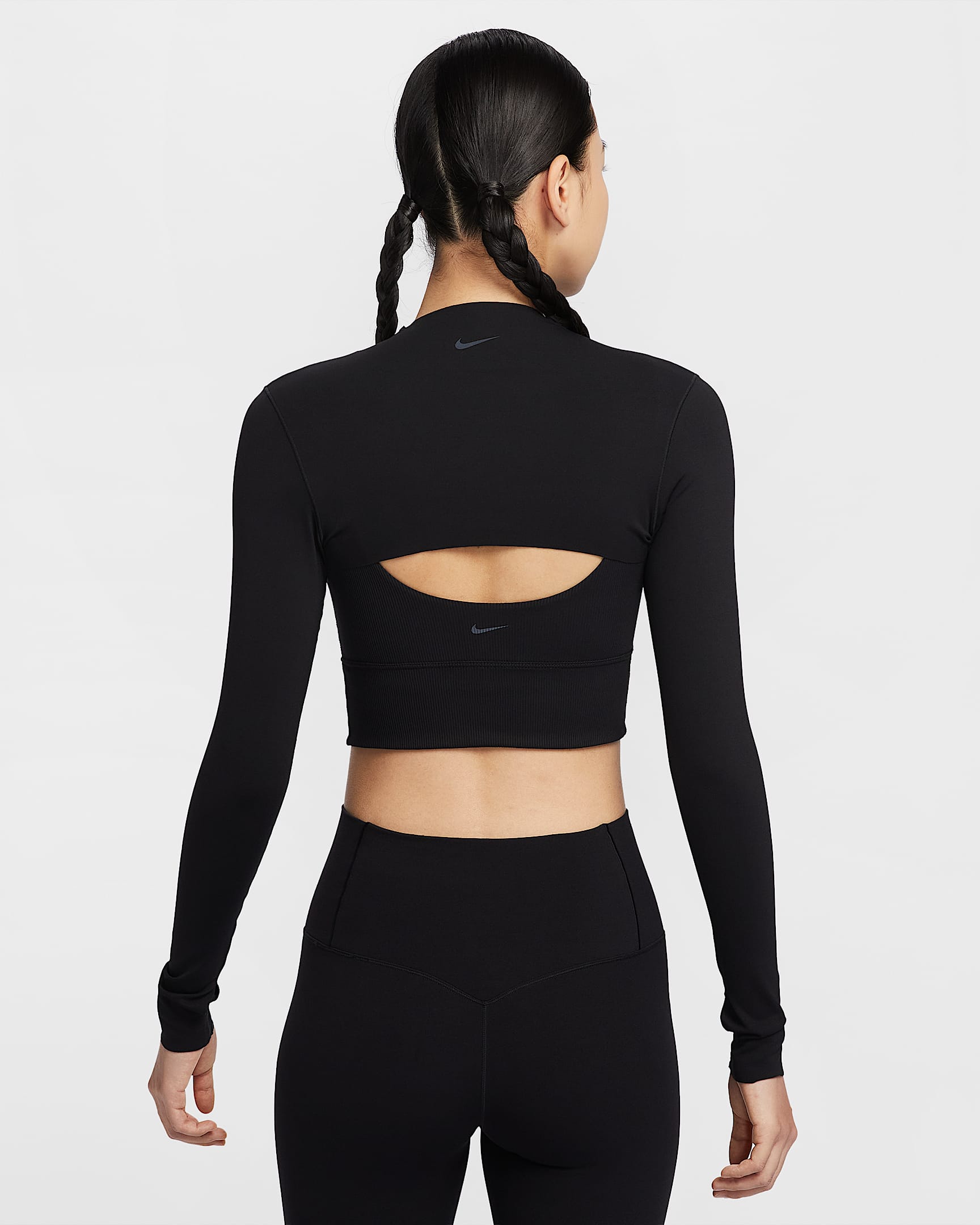 Nike Zenvy Women's Dri-FIT Long-Sleeve Shrug Top. Nike SG