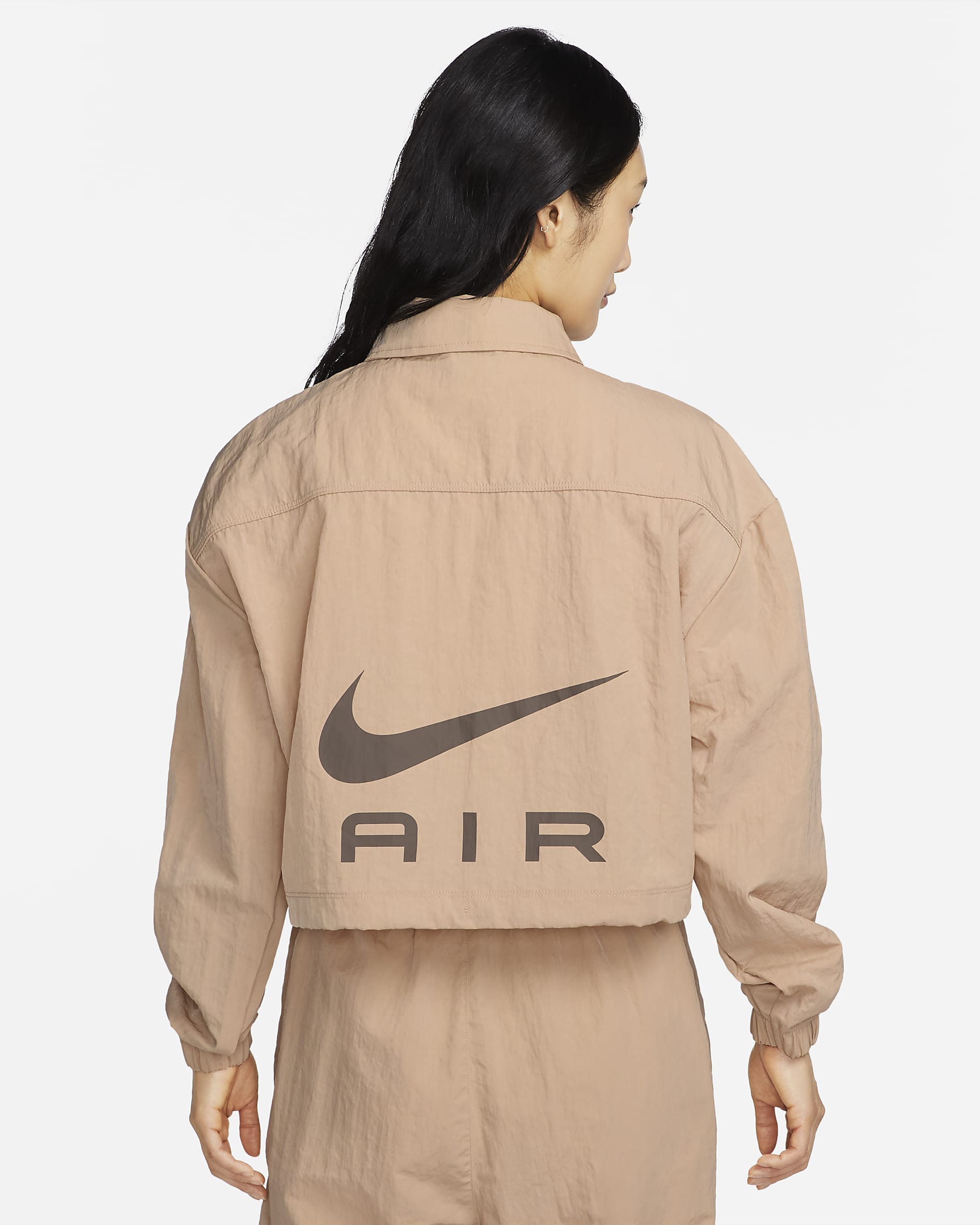 Nike Air Women's Modest Cropped Woven Jacket. Nike ID