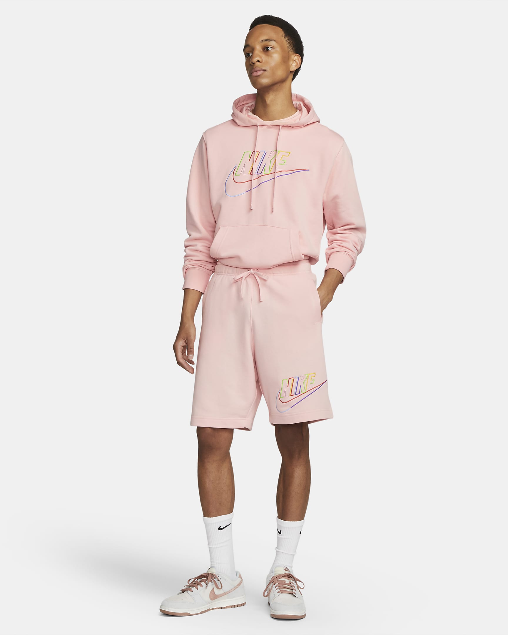 Sweat à capuche en molleton Nike Club Fleece pour homme. Nike BE