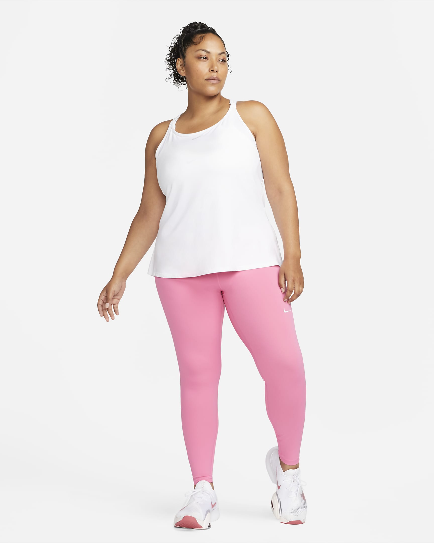 Nike Dri-FIT One Luxe Women's Slim Fit Strappy Training Tank (Plus Size ...
