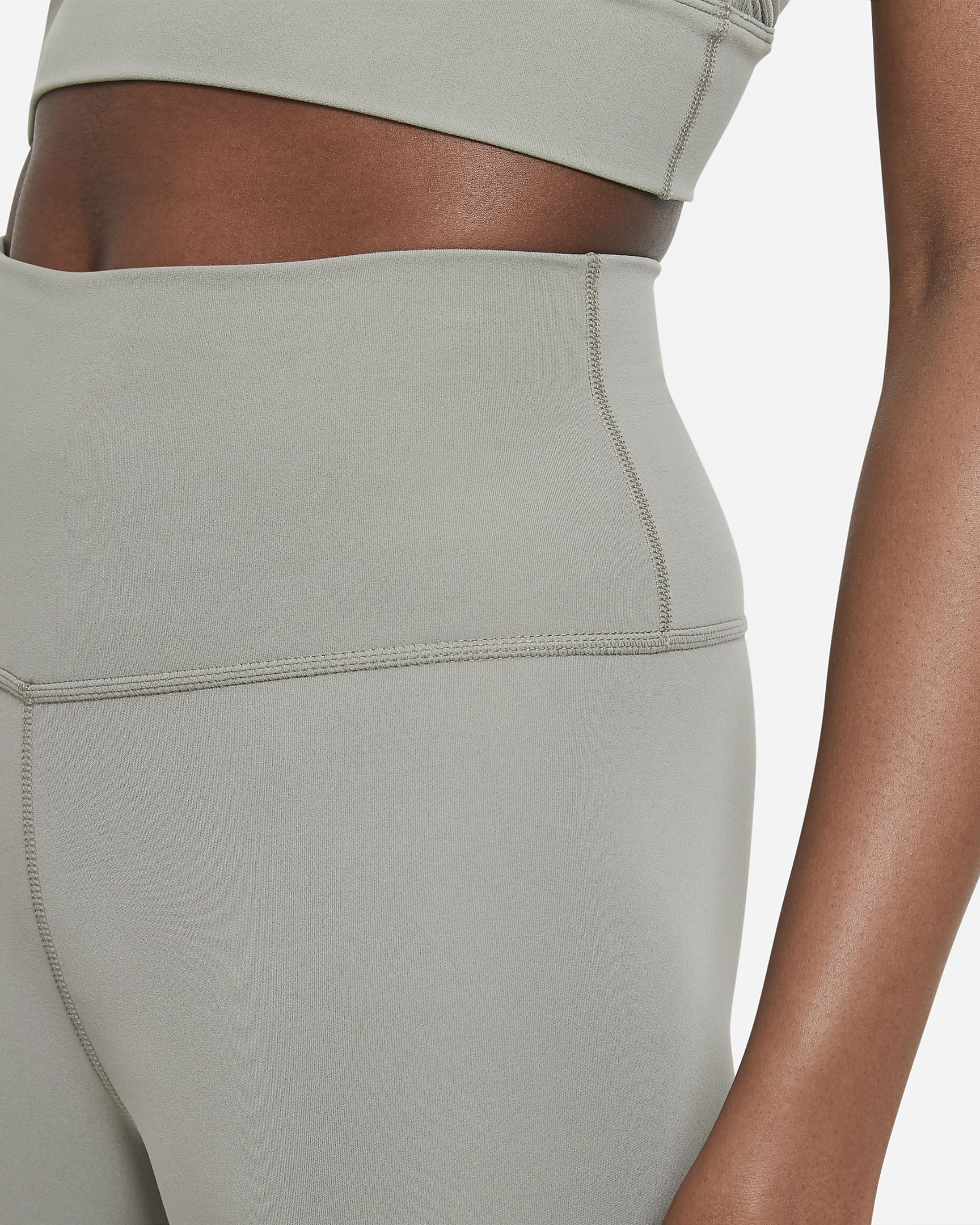 Leggings de tela Infinalon con cintura alta de 7/8 para mujer Nike Yoga ...