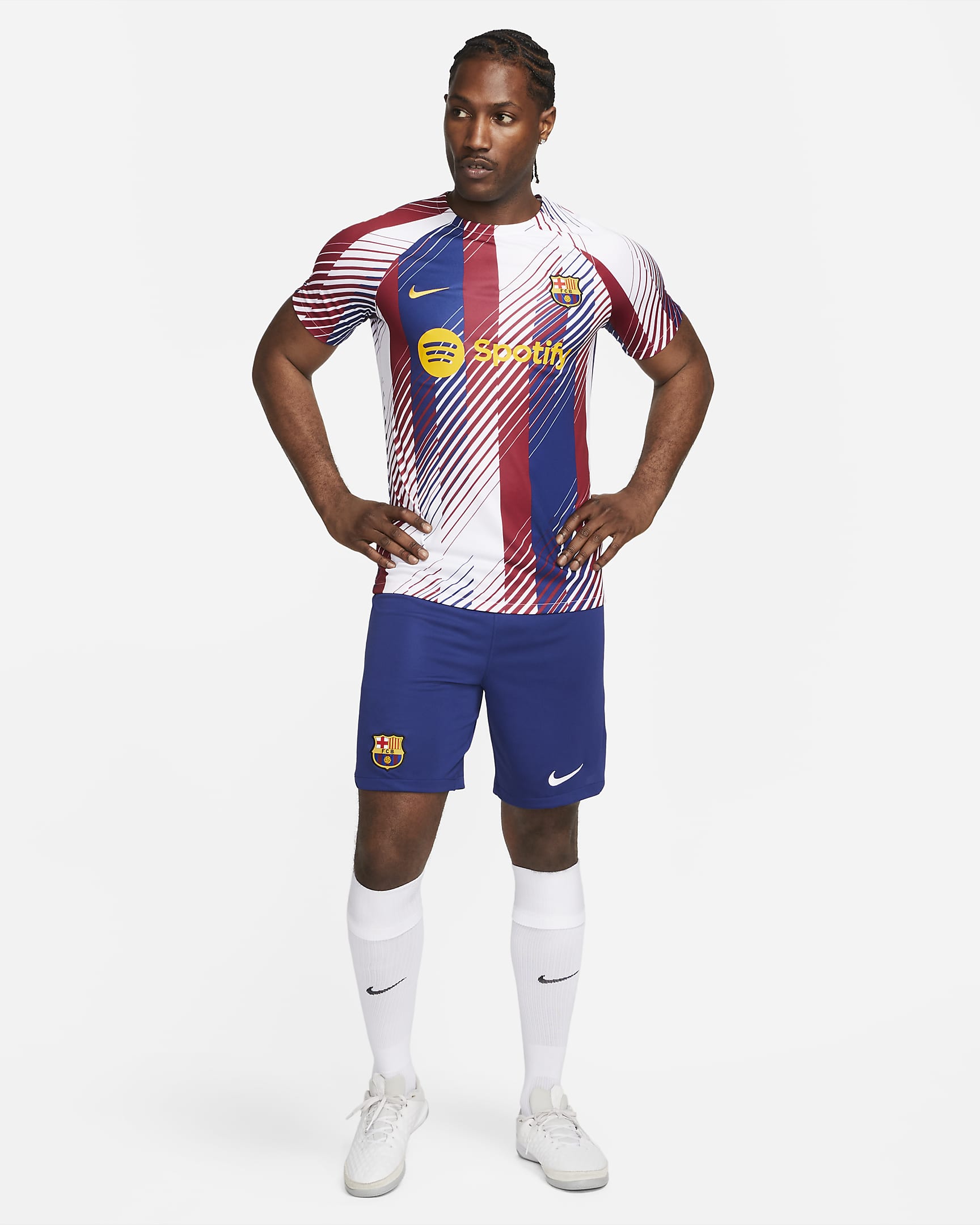 F.C. Barcelona 2023/24 Stadium Home Men's Nike Dri-FIT Football Shorts. Nike BE