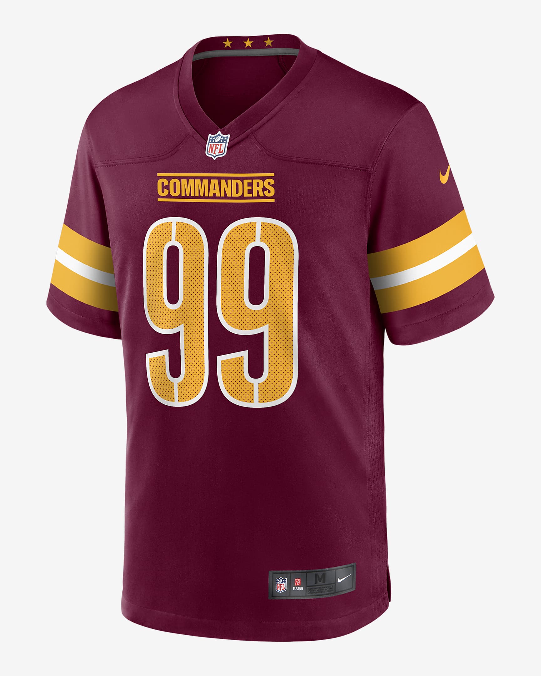 Jersey de fútbol americano Game para hombre NFL Washington Commanders ...