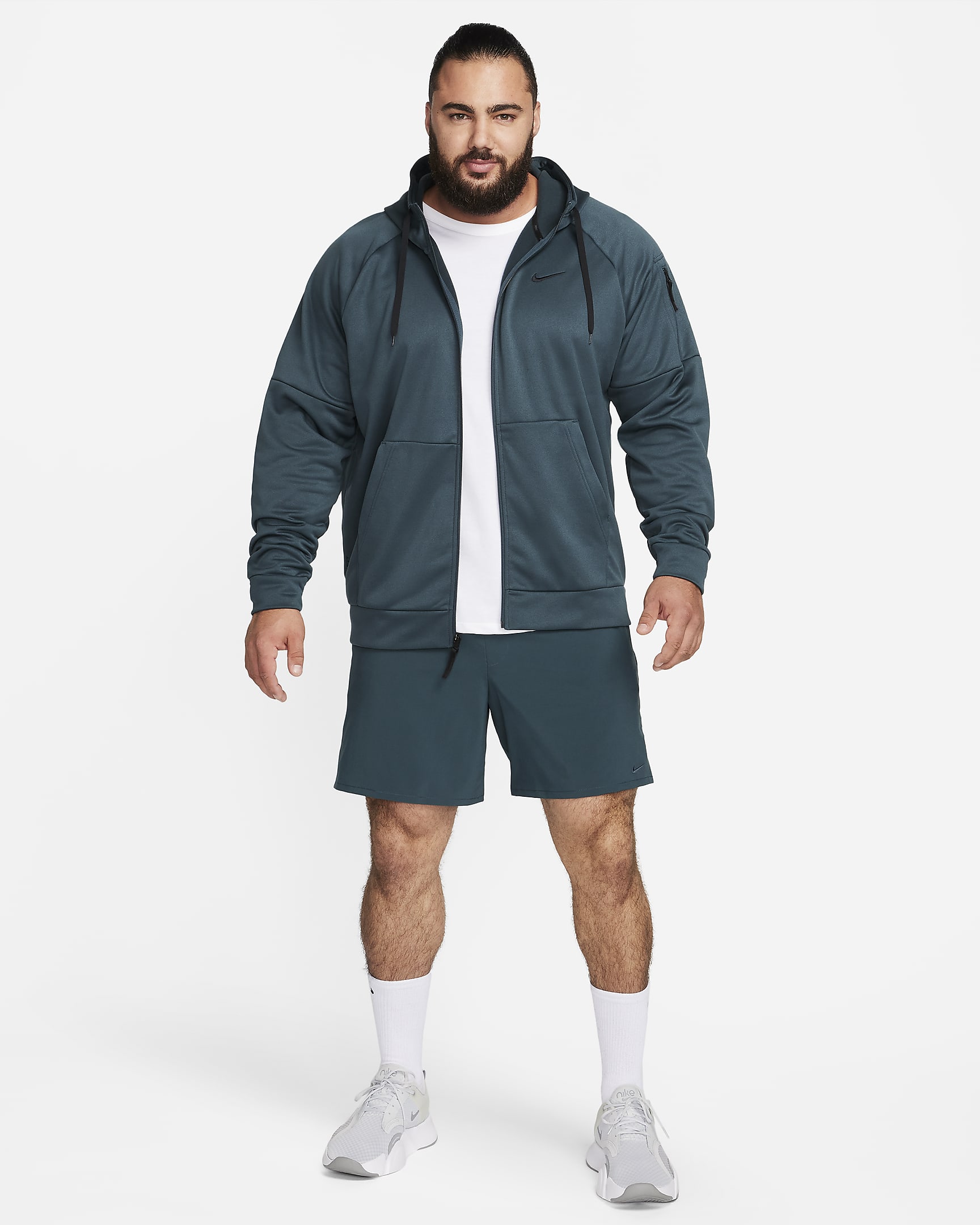 Nike Therma Men's Therma-FIT Full-Zip Fitness Top. Nike LU