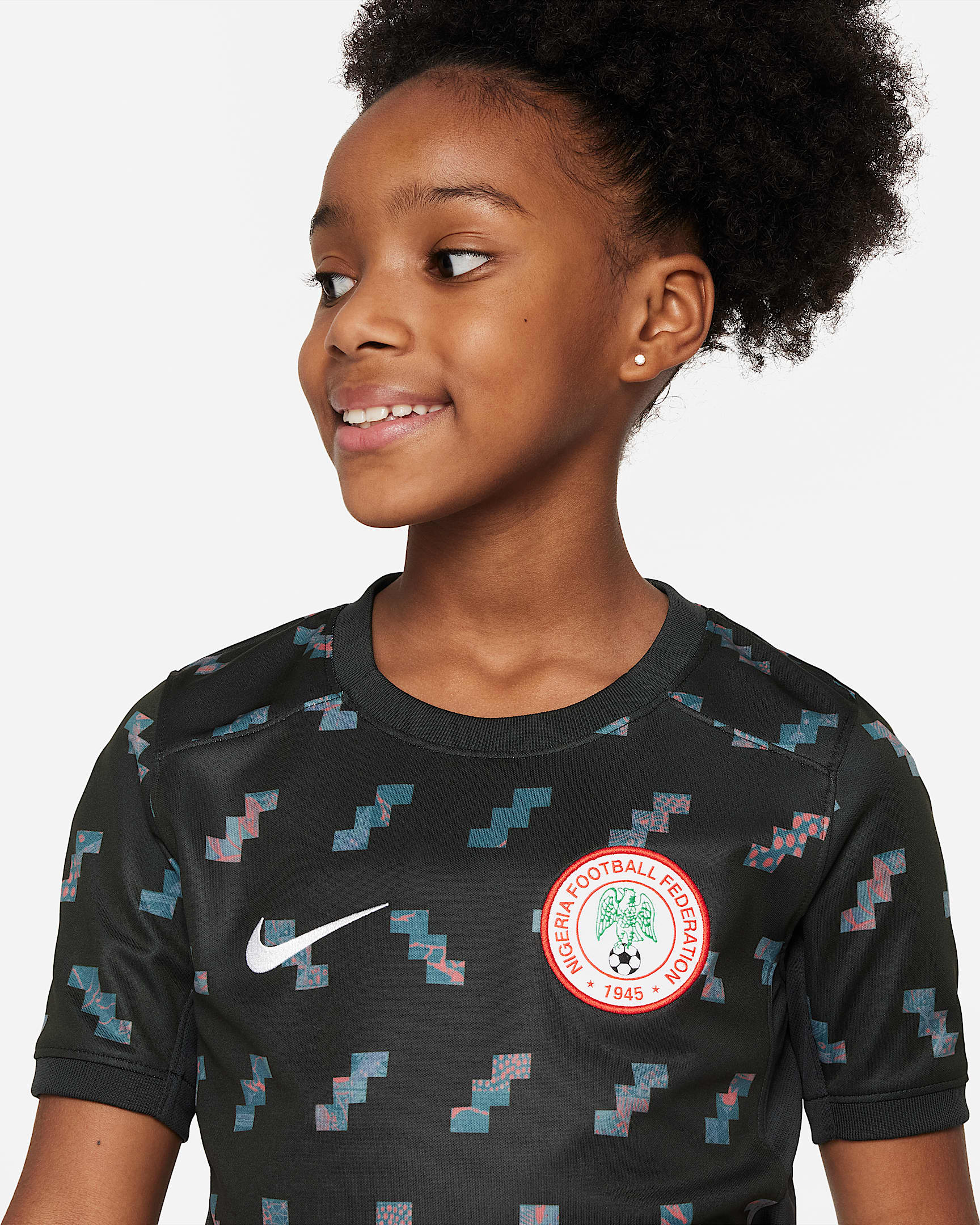 Nigeria 2023 Stadium Away Older Kids' Nike Dri-FIT Football Shirt. Nike UK