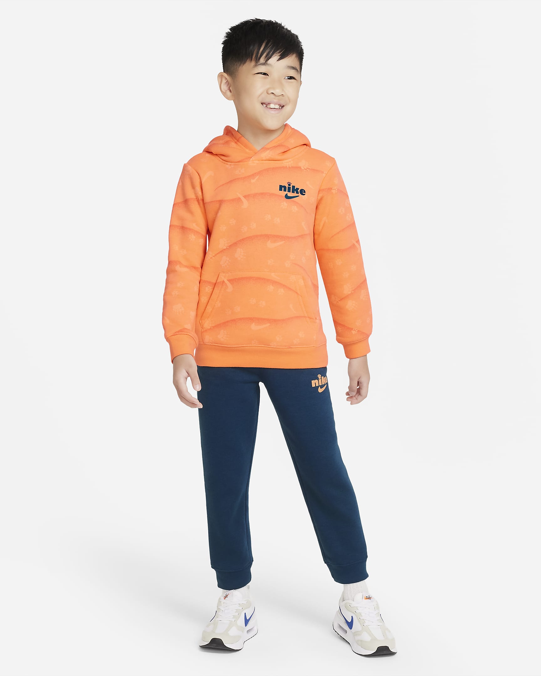 Nike Track Pack Fleece Sweatshirt Set Younger Kids' Set. Nike LU