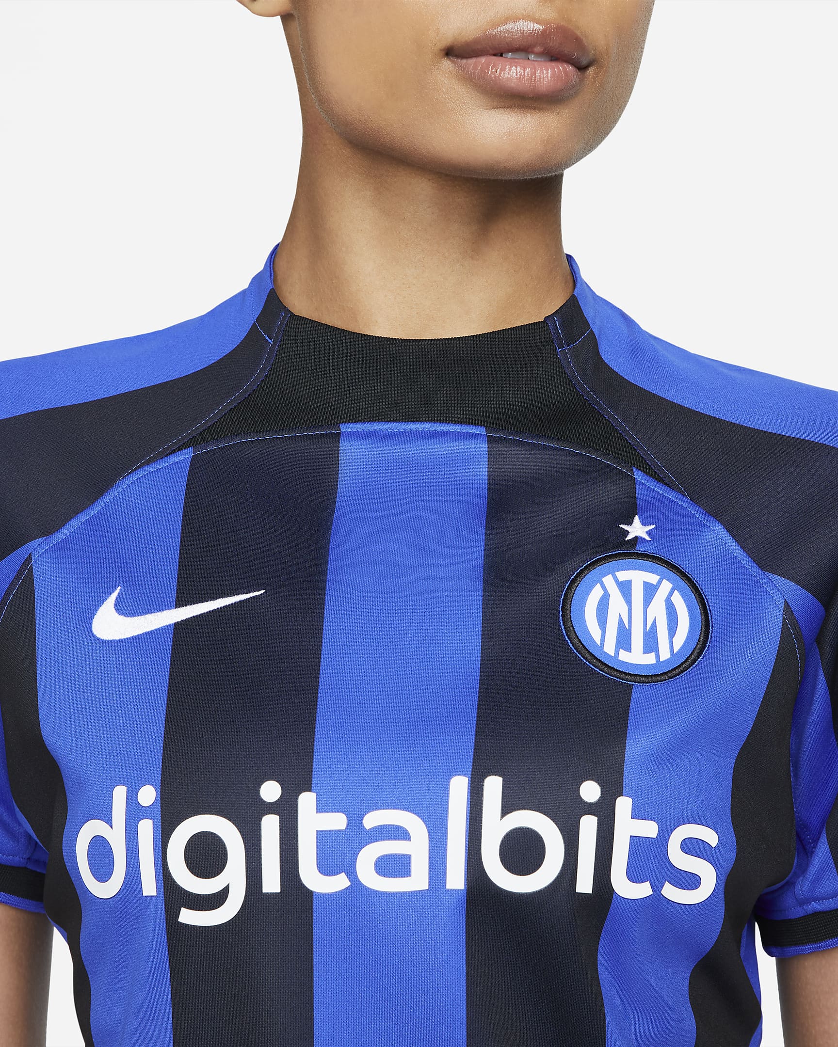 Inter Milan 2022/23 Stadium Home Women's Nike Dri-FIT Football Shirt ...