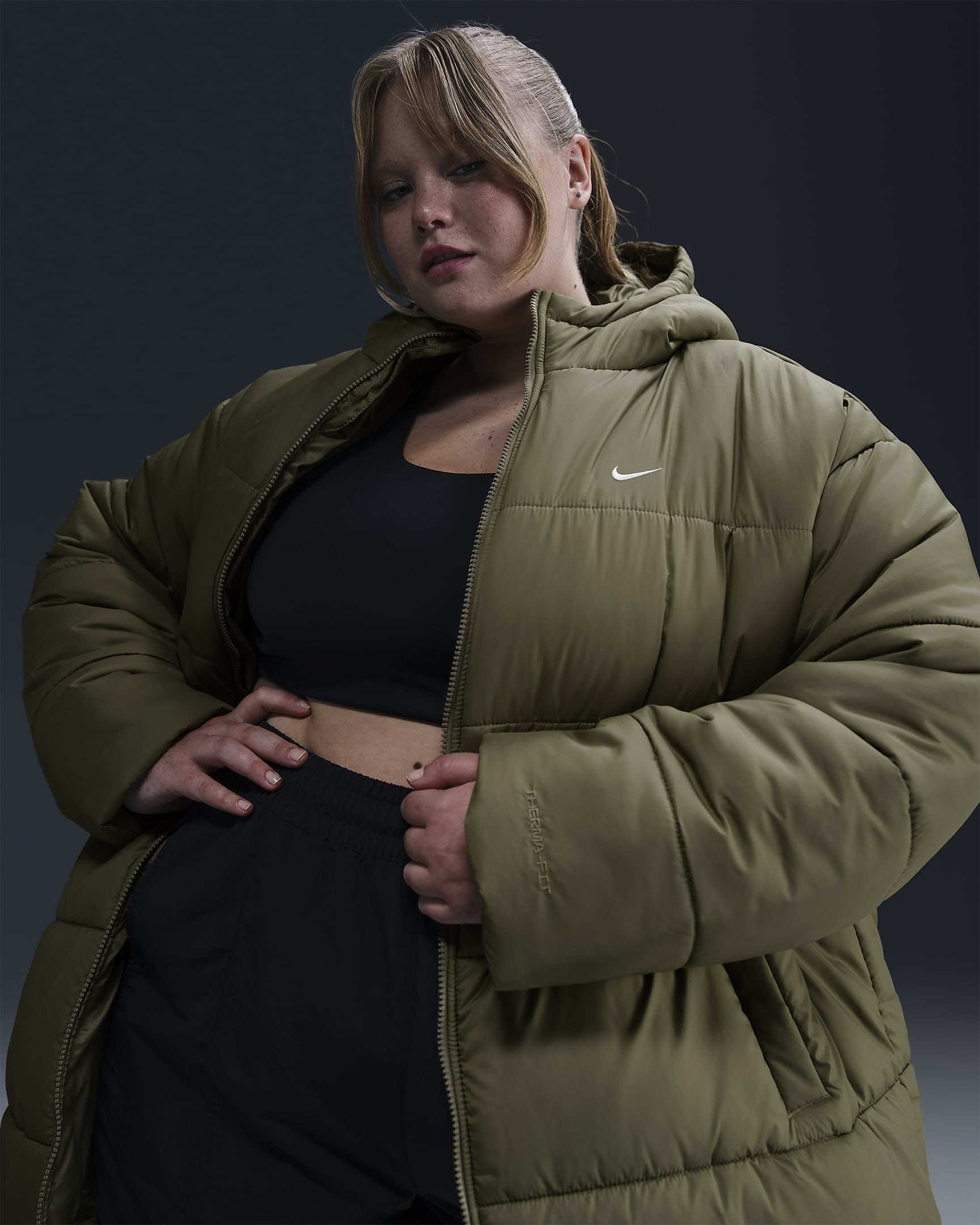 Nike Sportswear Classic Puffer Women's Therma-FIT Loose Parka (Plus Size). Nike UK