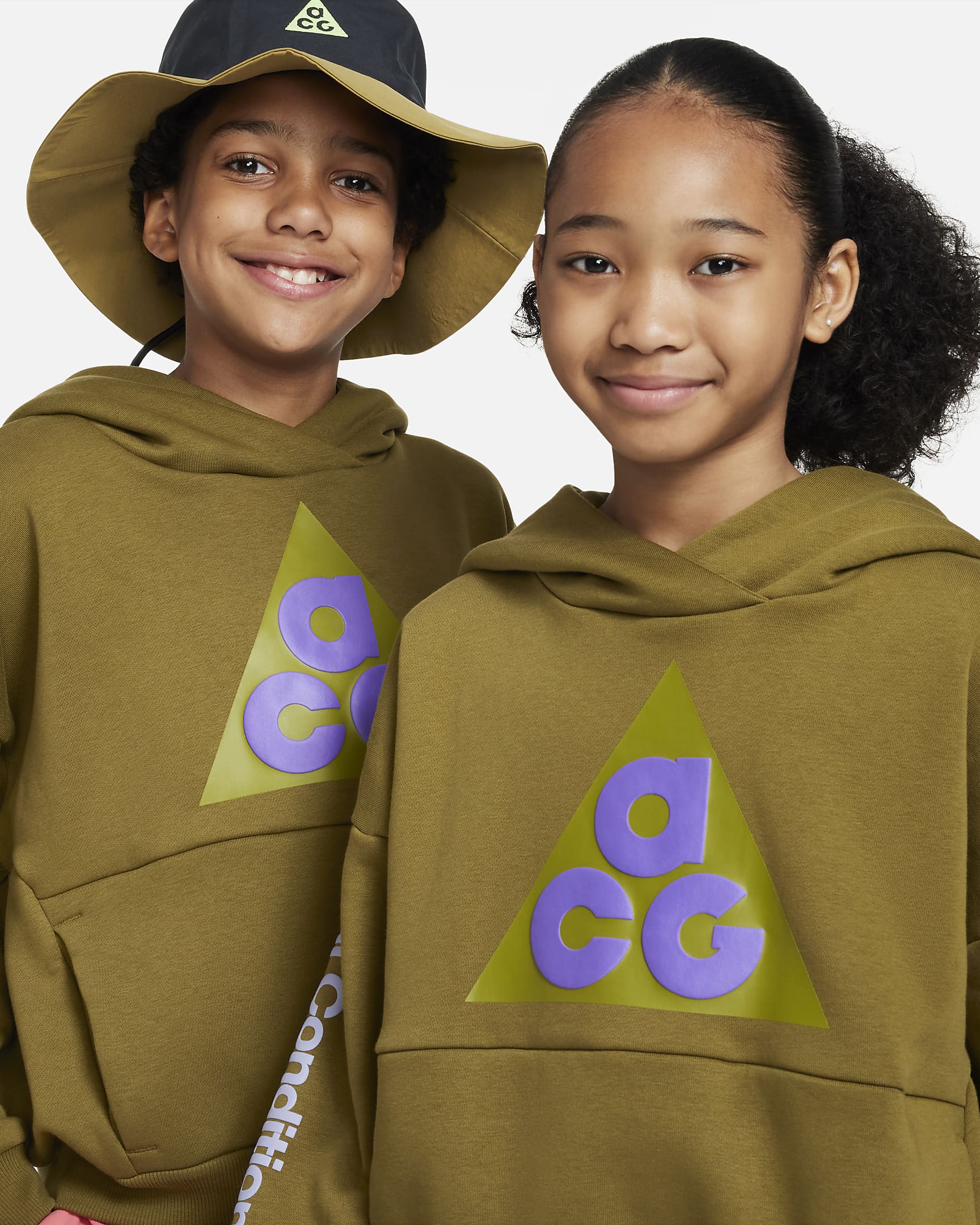 Nike ACG Icon Fleece hoodie voor kids. Nike NL