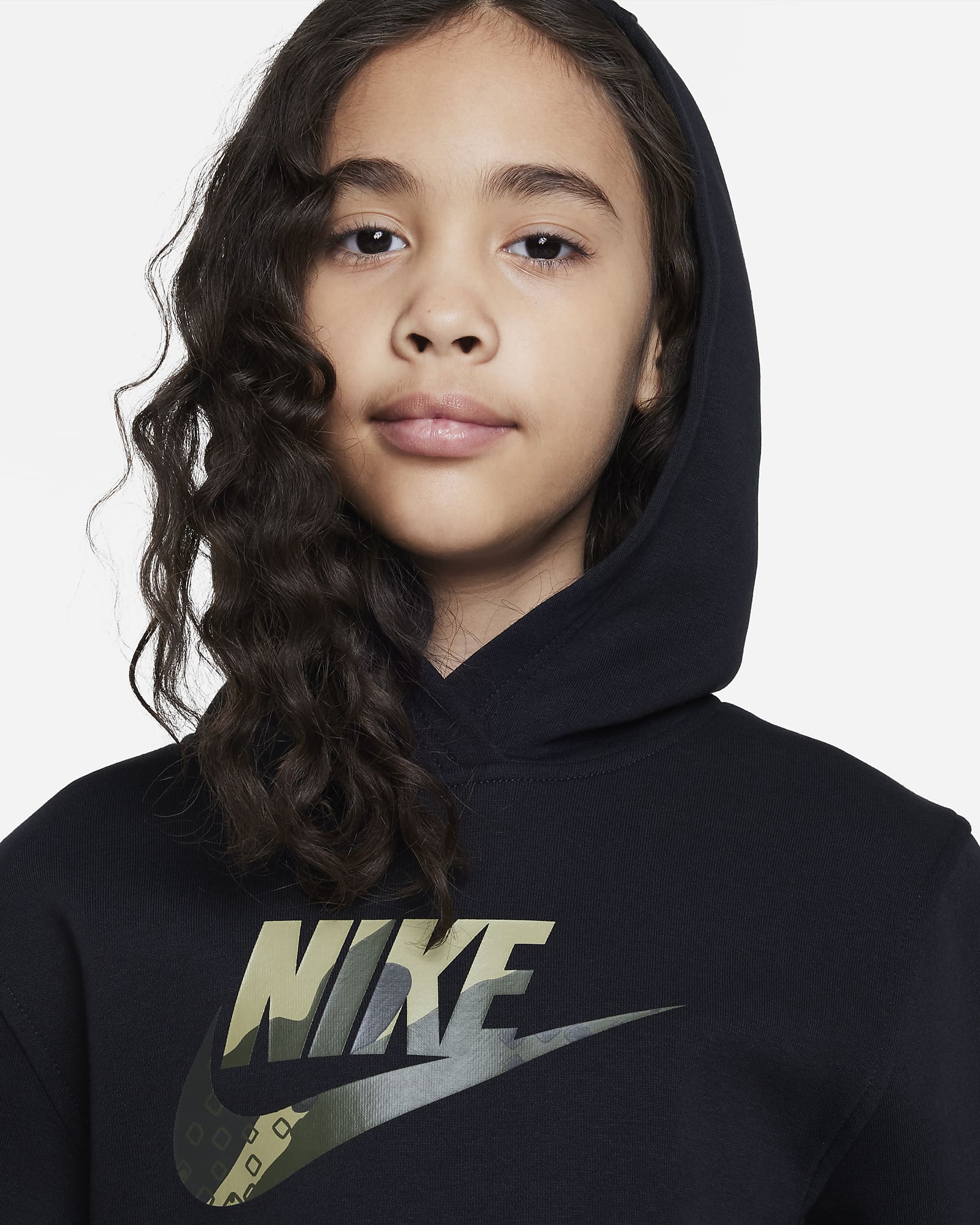 Nike Sportswear Club Fleece Older Kids' Graphic Hoodie. Nike AU