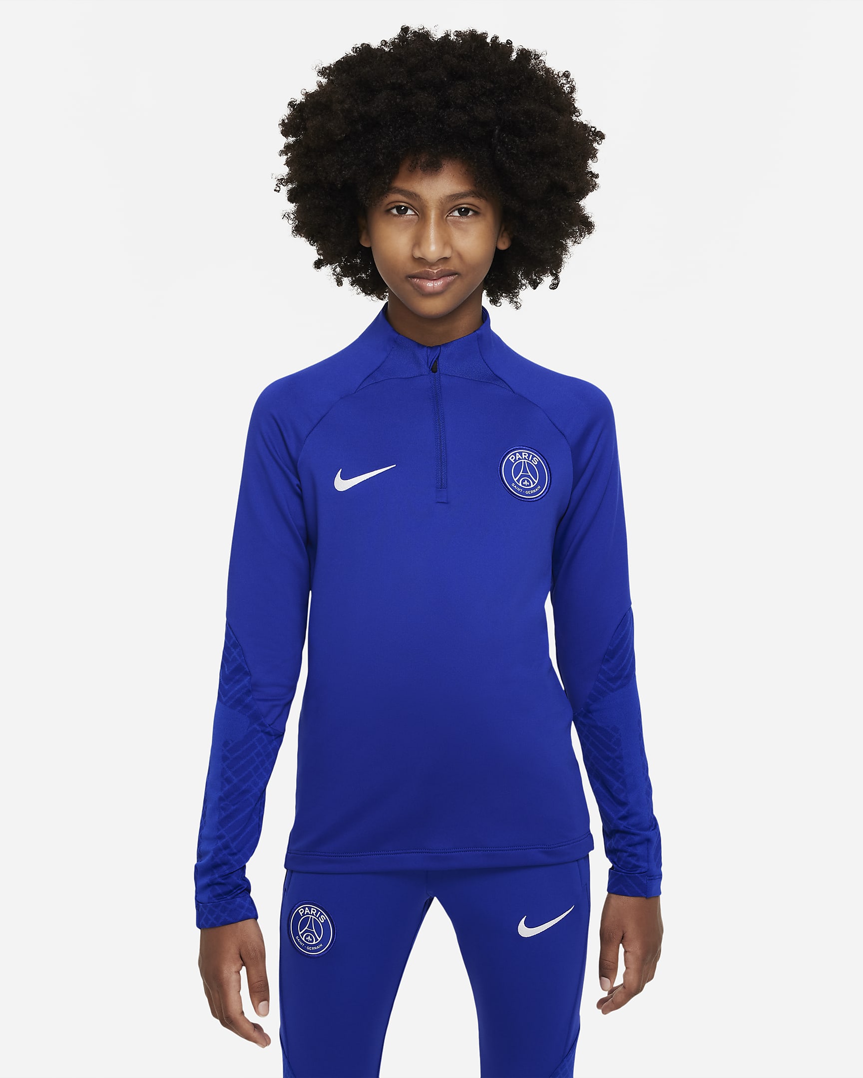 Paris Saint-Germain Strike Older Kids' Nike Dri-FIT Knit Football Drill ...