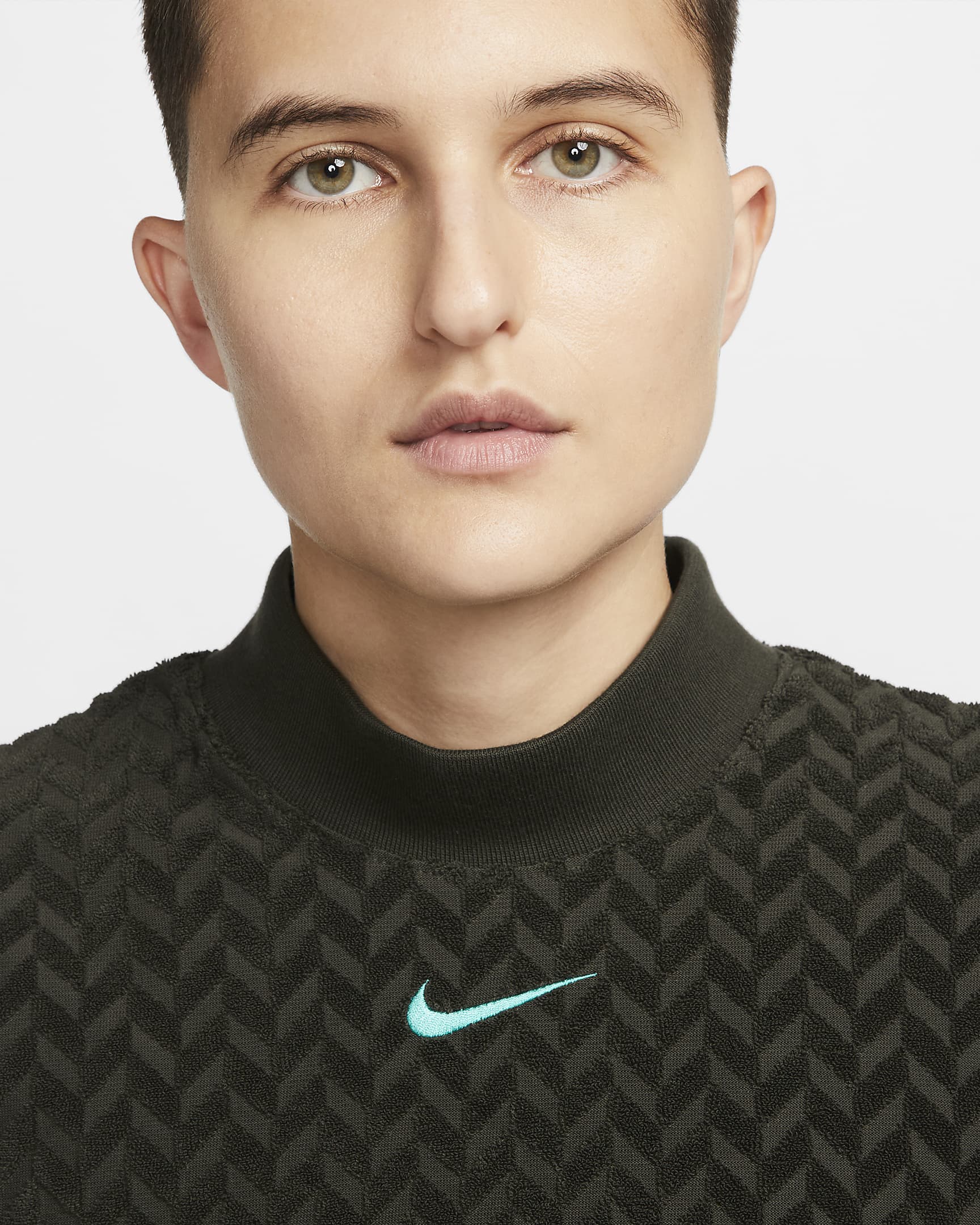 Nike Sportswear Everyday Modern Women's All-Over Jacquard Boxy Top. Nike IL