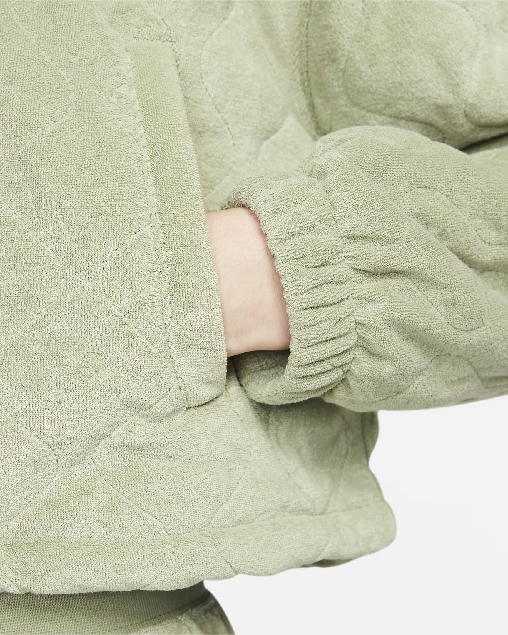 Nike Sportswear Women's Terry Quilted Jacket. Nike DK