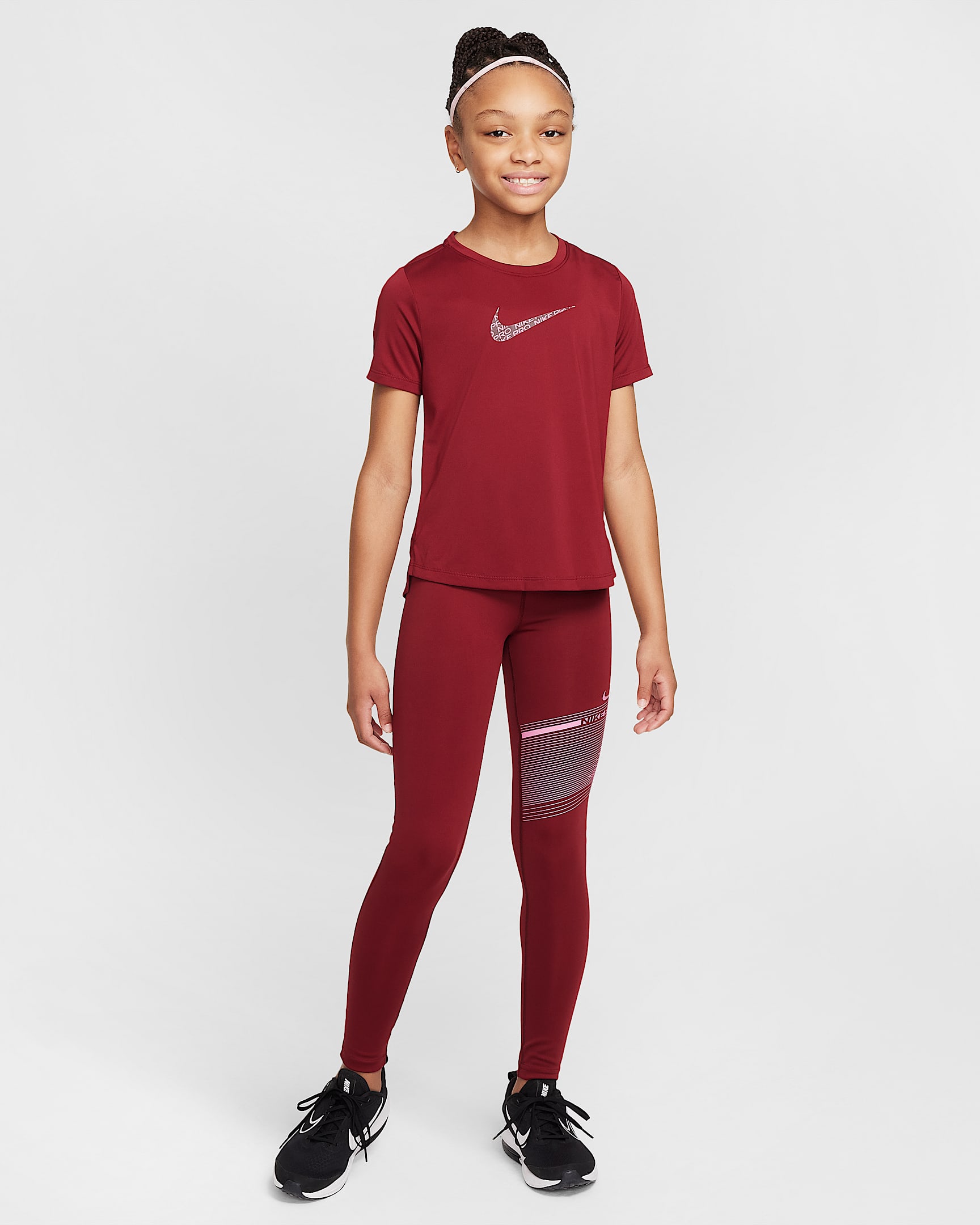 Nike One Classic Older Kids' (Girls') Dri-FIT Top. Nike ID
