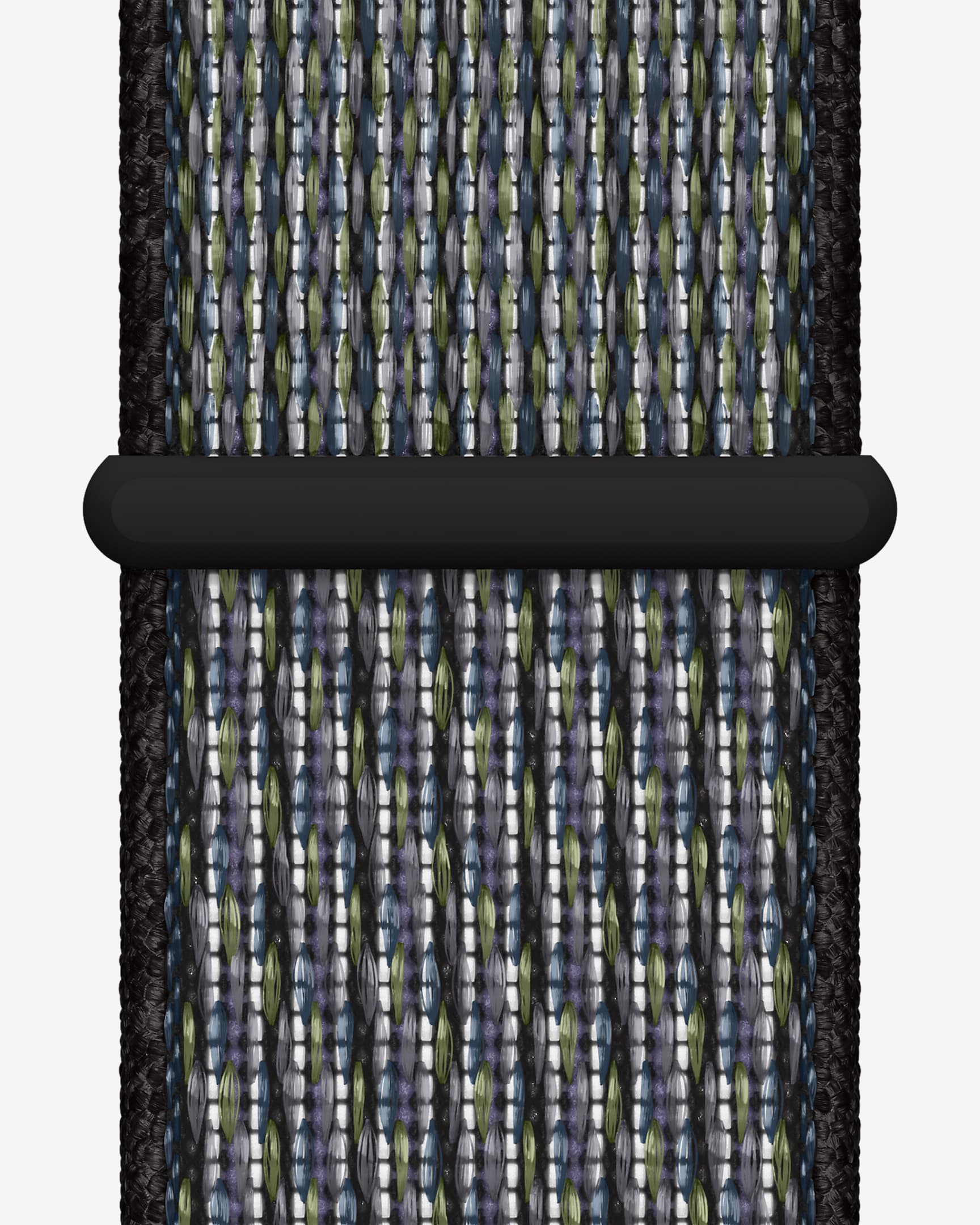 40mm World Indigo/Lime Blast Nike Sport Loop – Regular. Nike PT