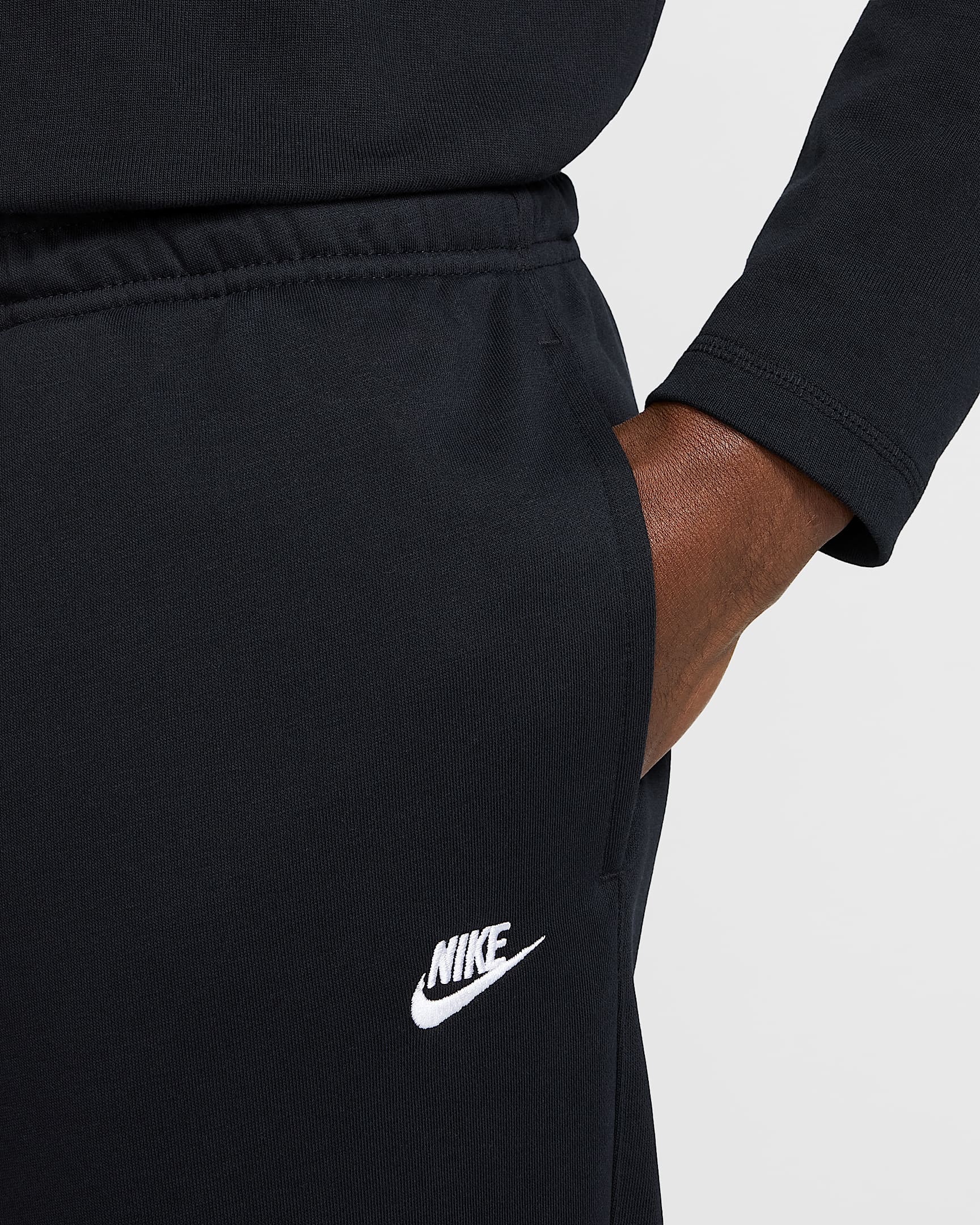 Pantalon à ourlet ouvert en molleton Nike Club pour homme. Nike CA