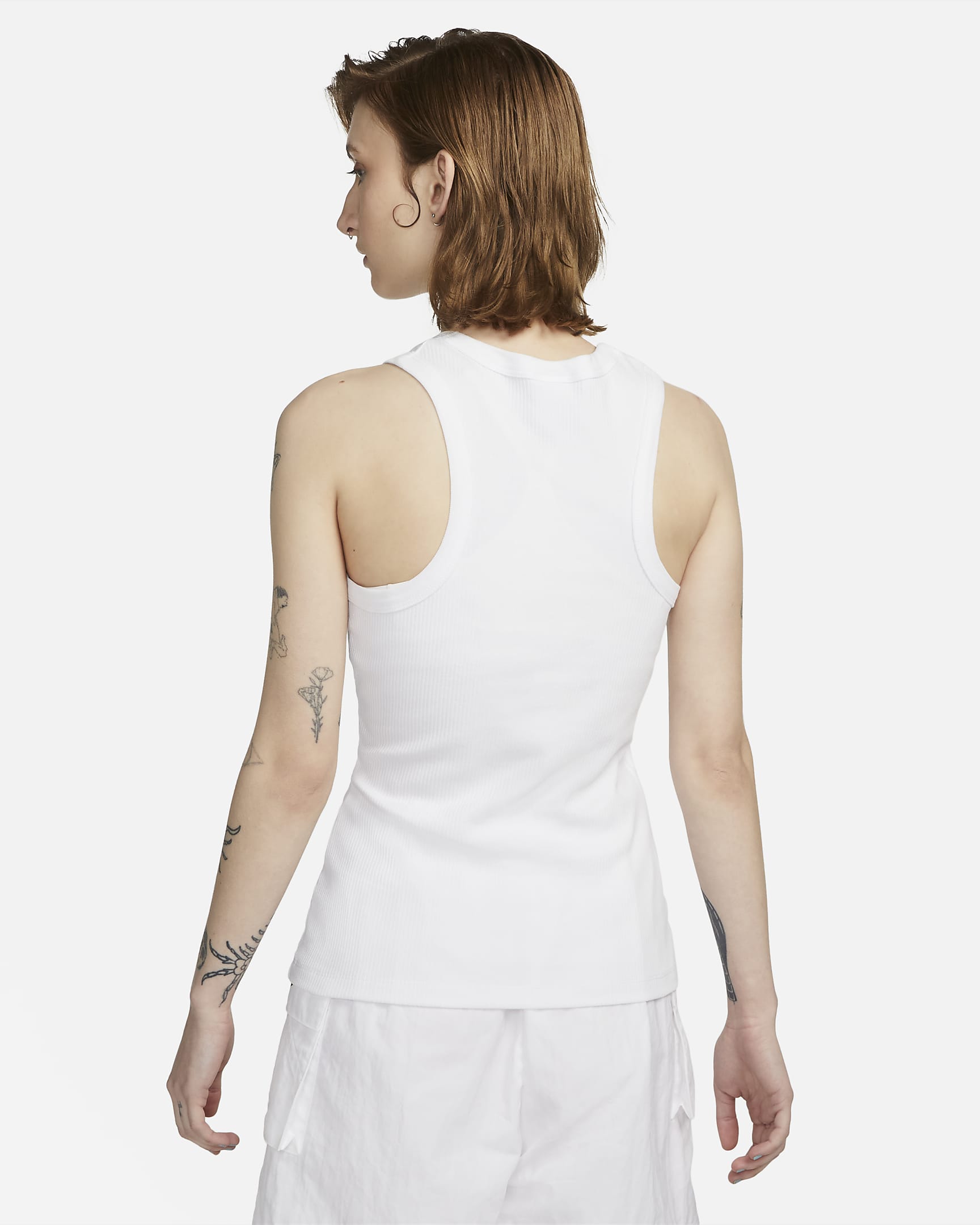Nike Sportswear tanktop met ribbelstructuur voor dames. Nike NL