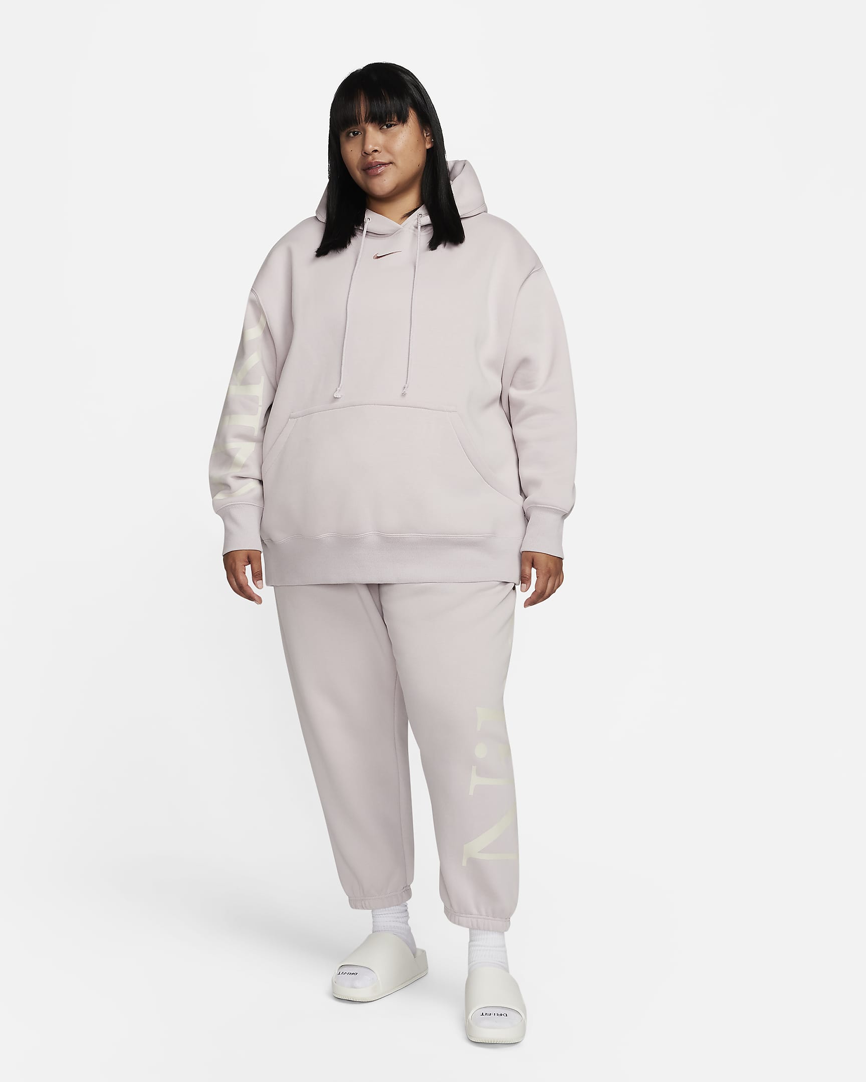 Nike Sportswear Phoenix Fleece Women's Oversized Logo Hoodie (Plus Size ...