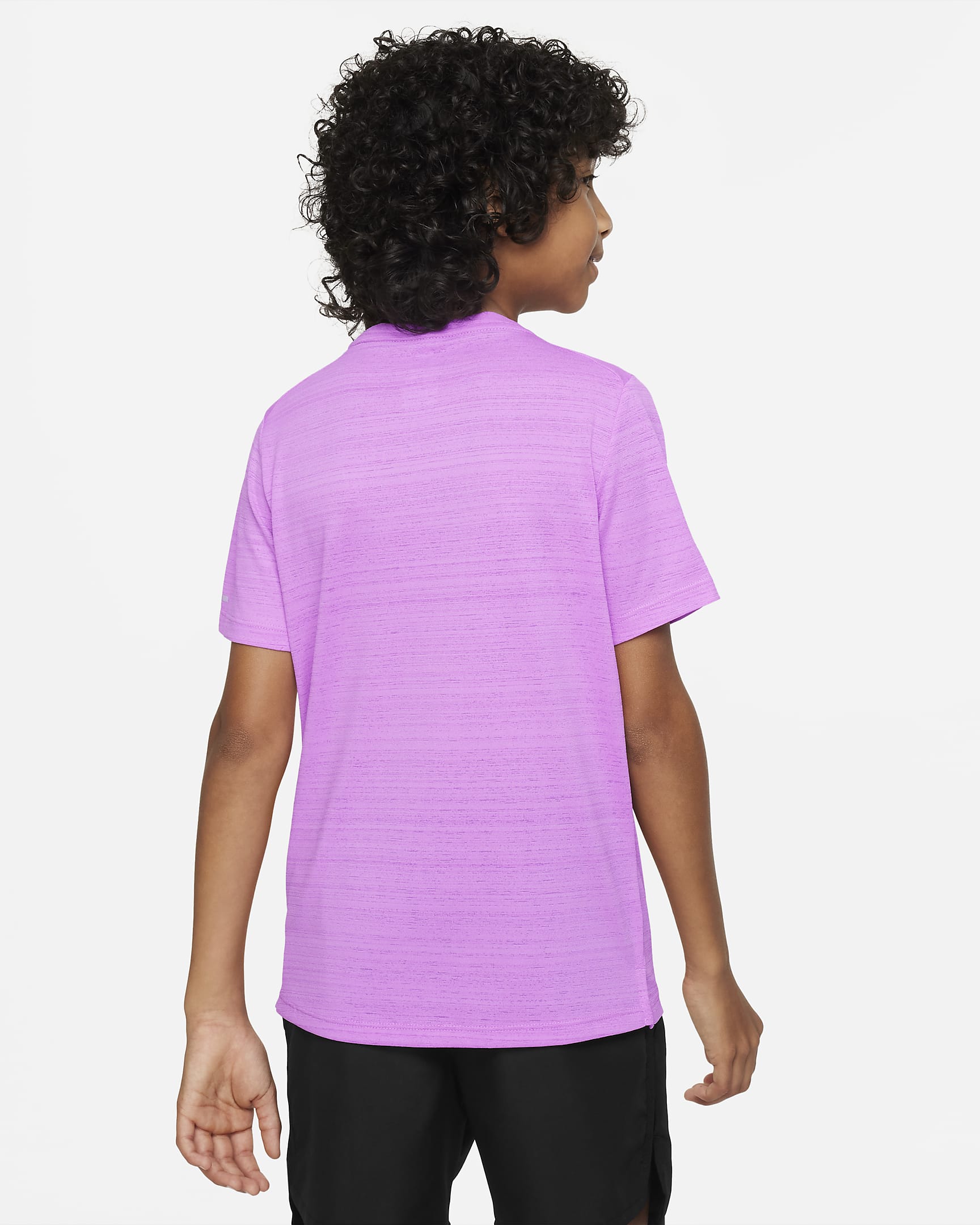 Nike Dri-FIT Miler Older Kids' (Boys') Training Top. Nike UK