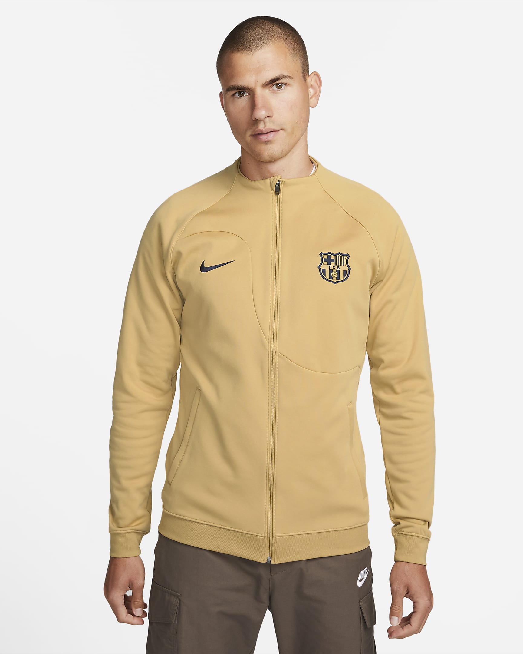 F.C. Barcelona Academy Pro Men's Nike Football Jacket. Nike AE