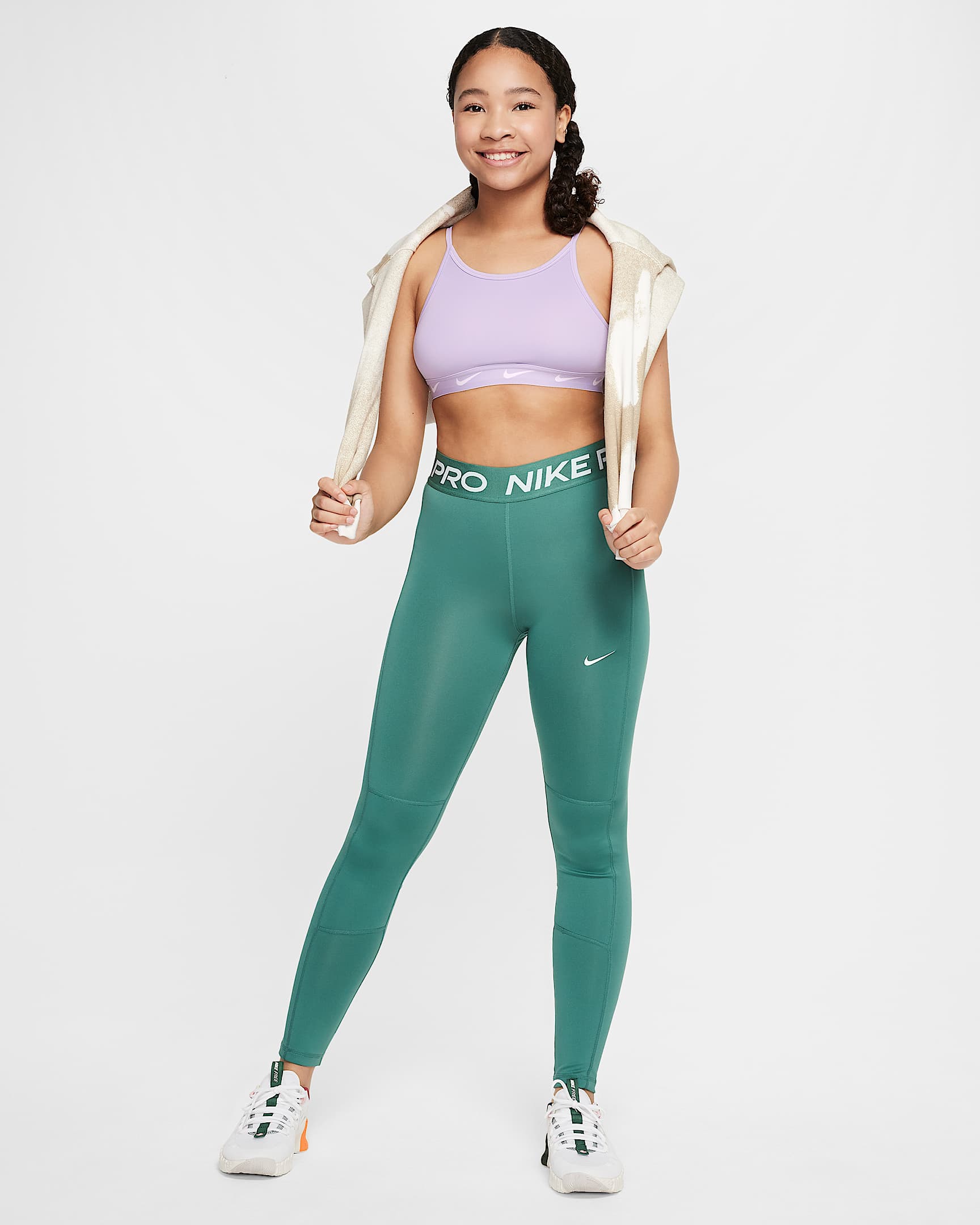 Nike Pro Leak Protection: Period Girls' Dri-FIT Leggings. Nike.com