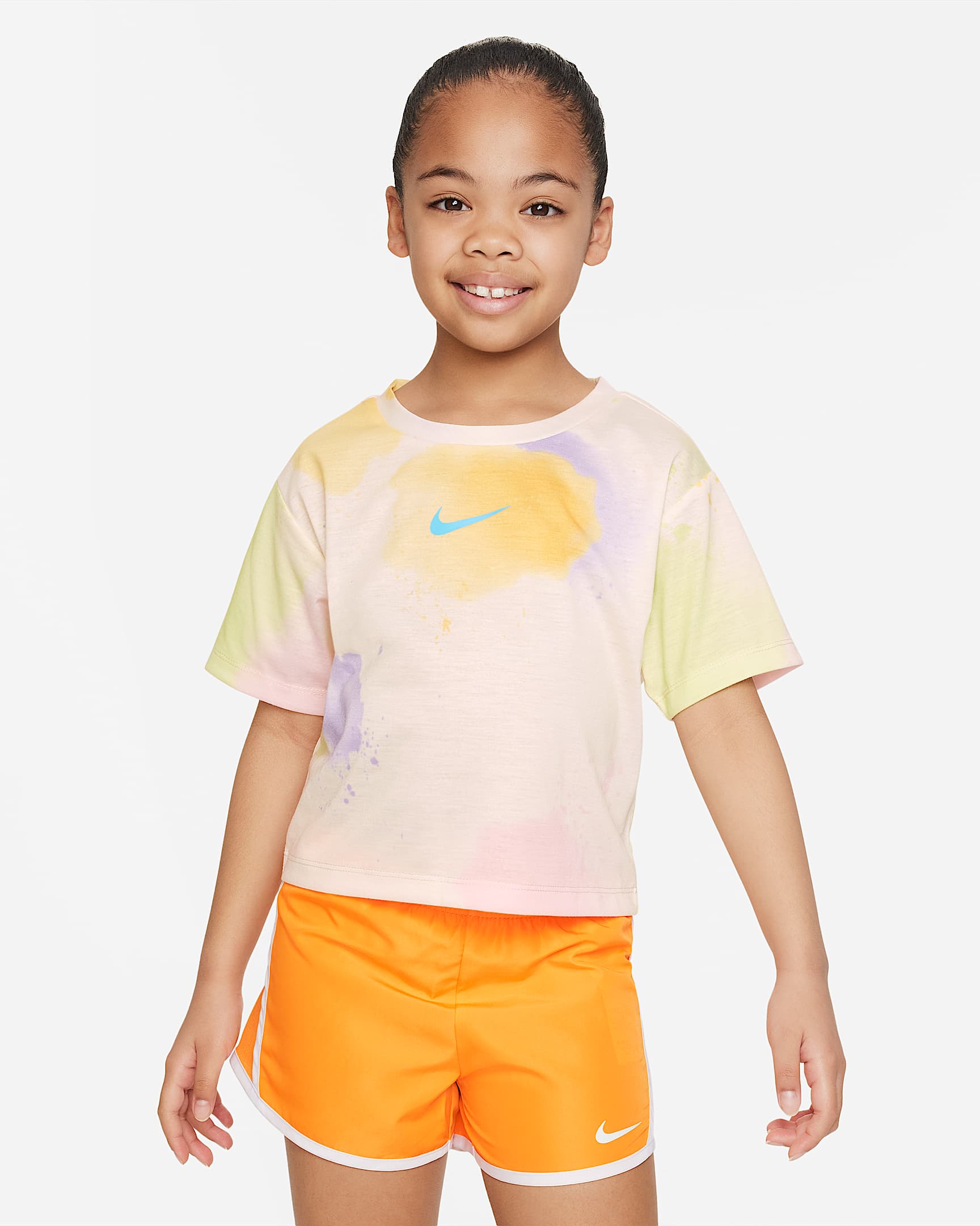 Nike "Just DIY It" Boxy Tee Younger Kids' T-shirt. Nike LU