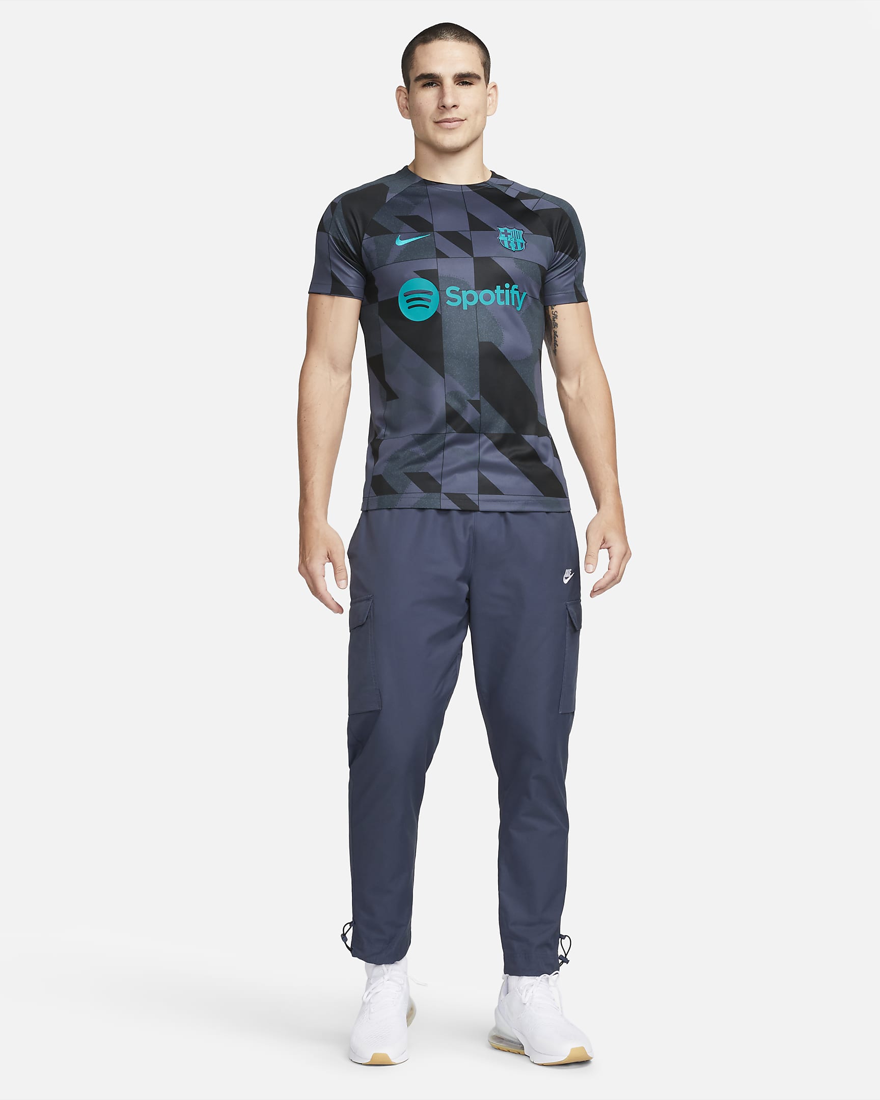 F.C. Barcelona Academy Pro Third Men's Nike Dri-FIT Football Pre-Match Top. Nike BE