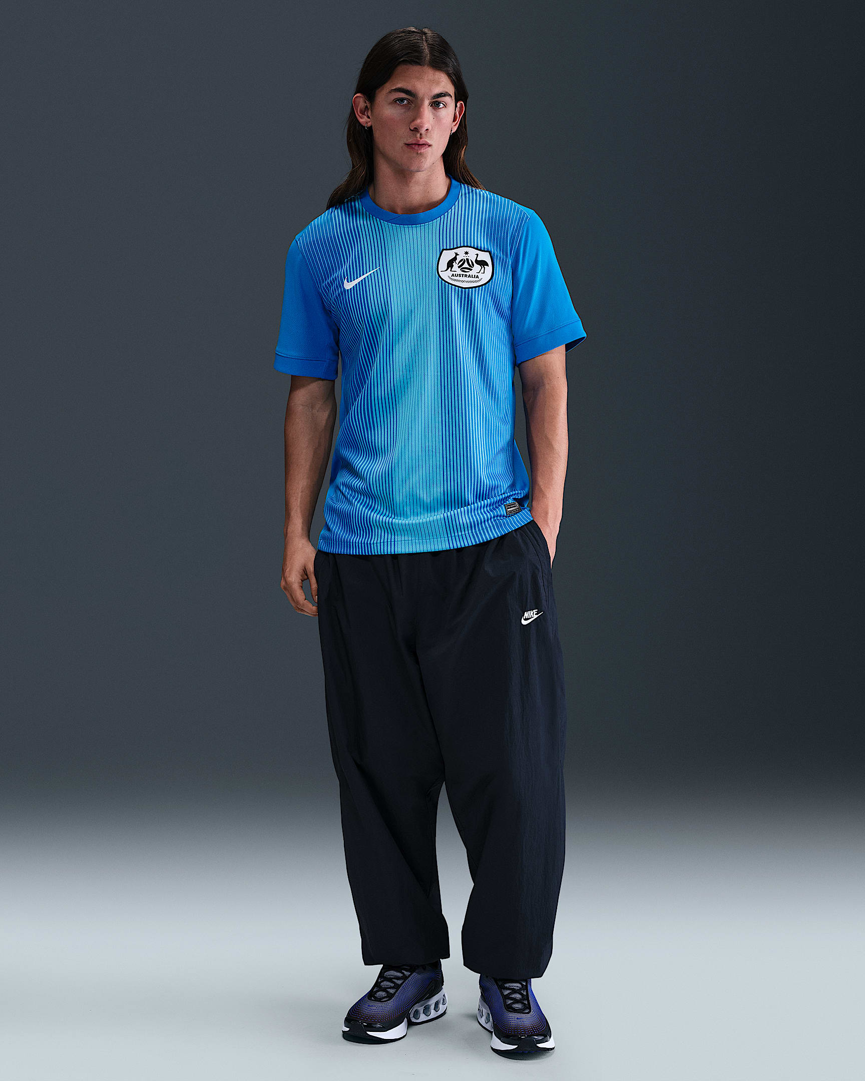 Męska koszulka piłkarska z krótkim rękawem Nike Dri-FIT Australia Stadium Goalkeeper 2025/26 ...