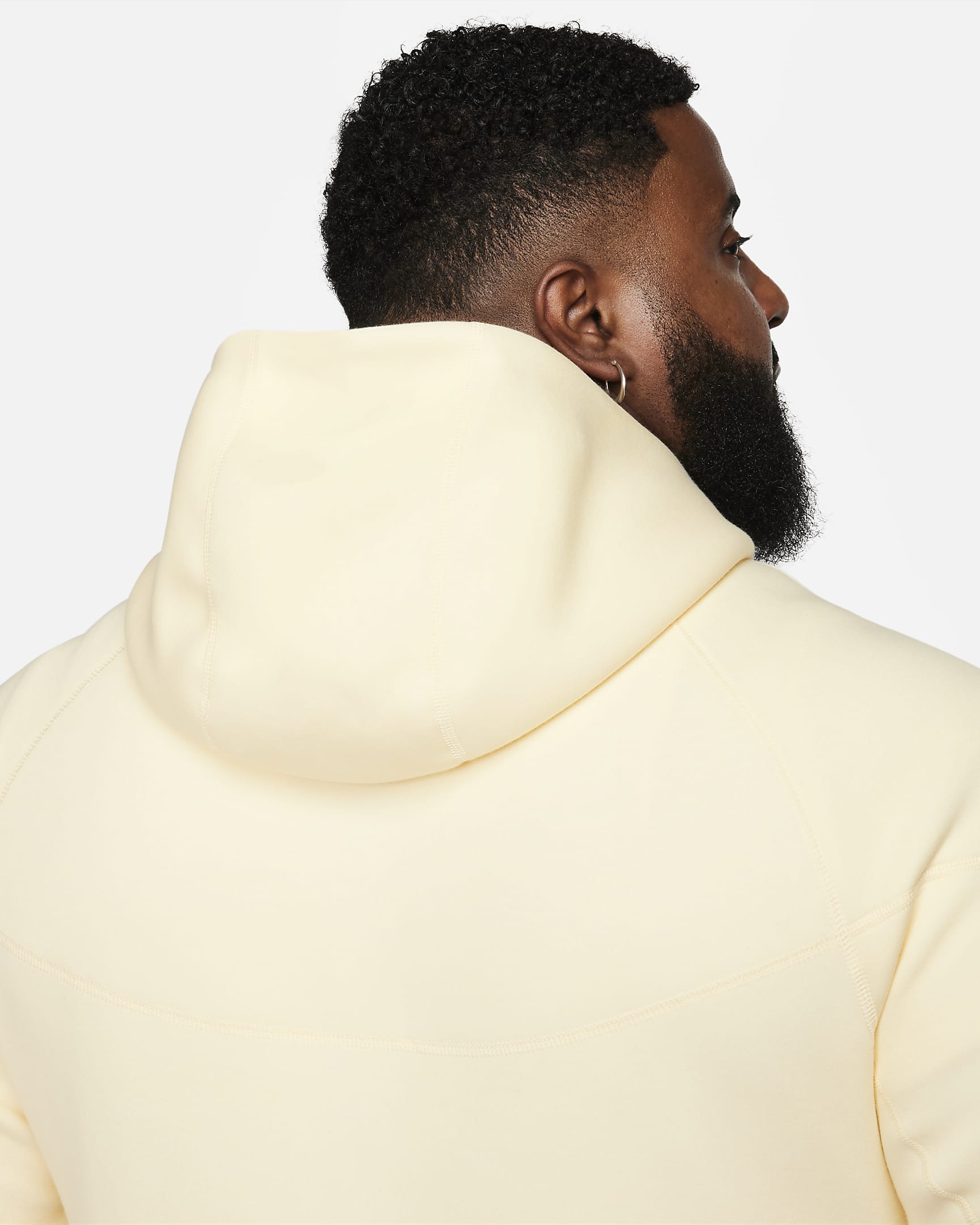 Sweat à capuche et zip Nike Sportswear Tech Fleece Windrunner pour homme. Nike BE