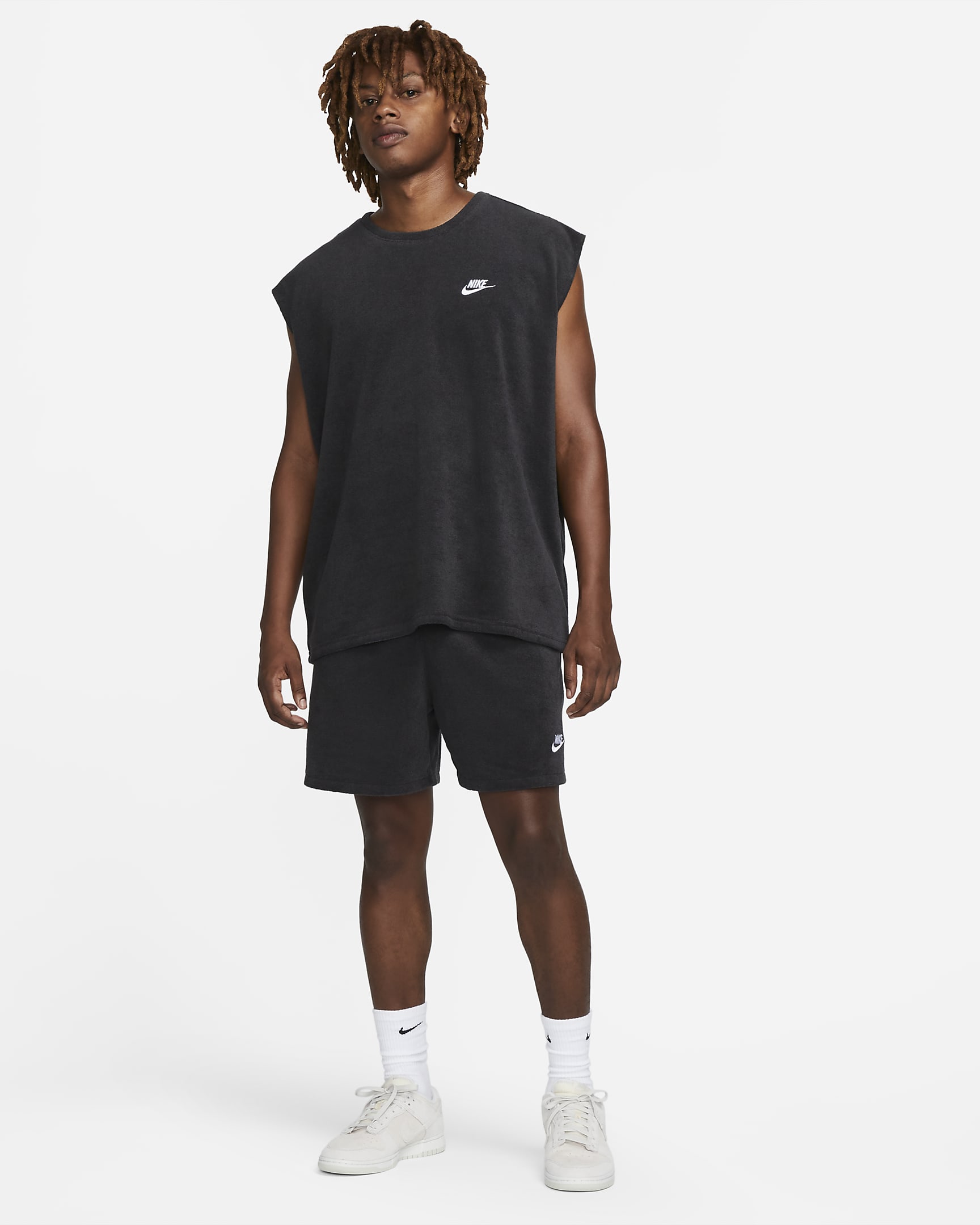 Short Flow en molleton Nike Club Fleece pour homme. Nike LU