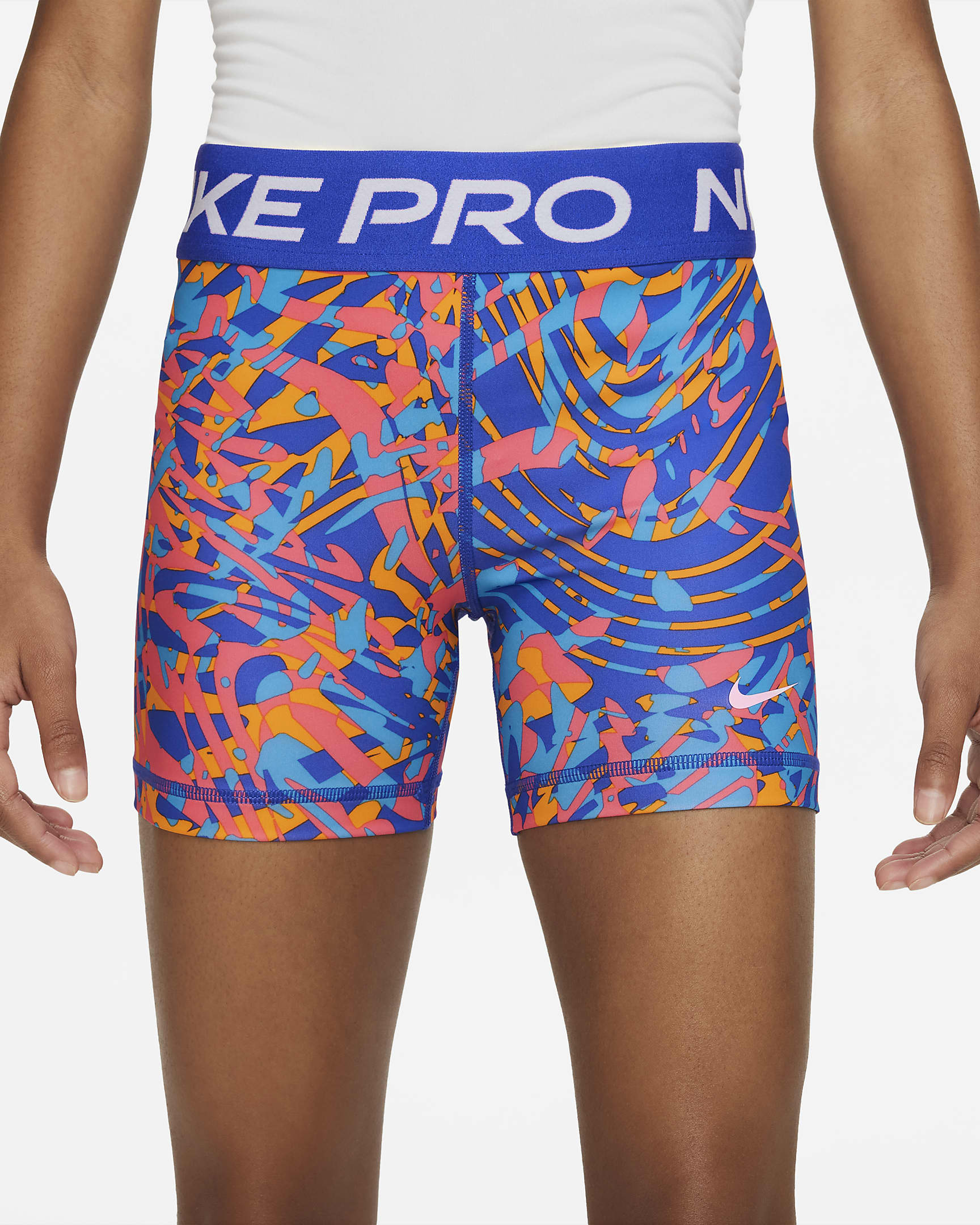 Nike Pro Older Kids' (Girls') Shorts. Nike ID