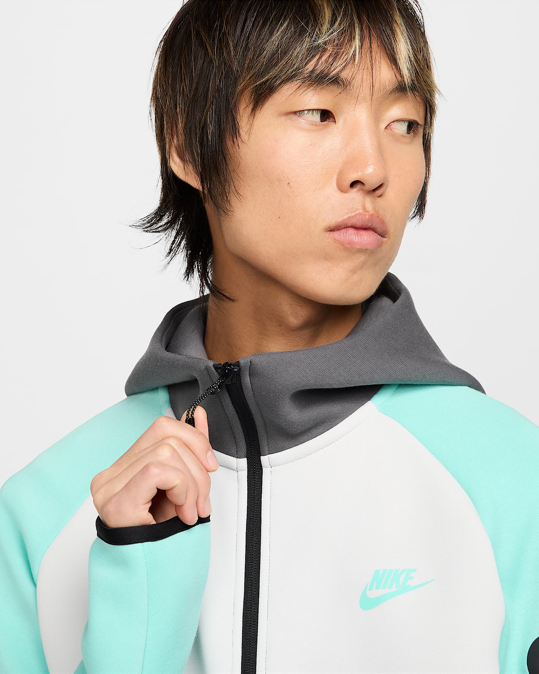 Sweat à Capuche Et Zip Windrunner En Fleece Nike Sportswear Tech Pour
