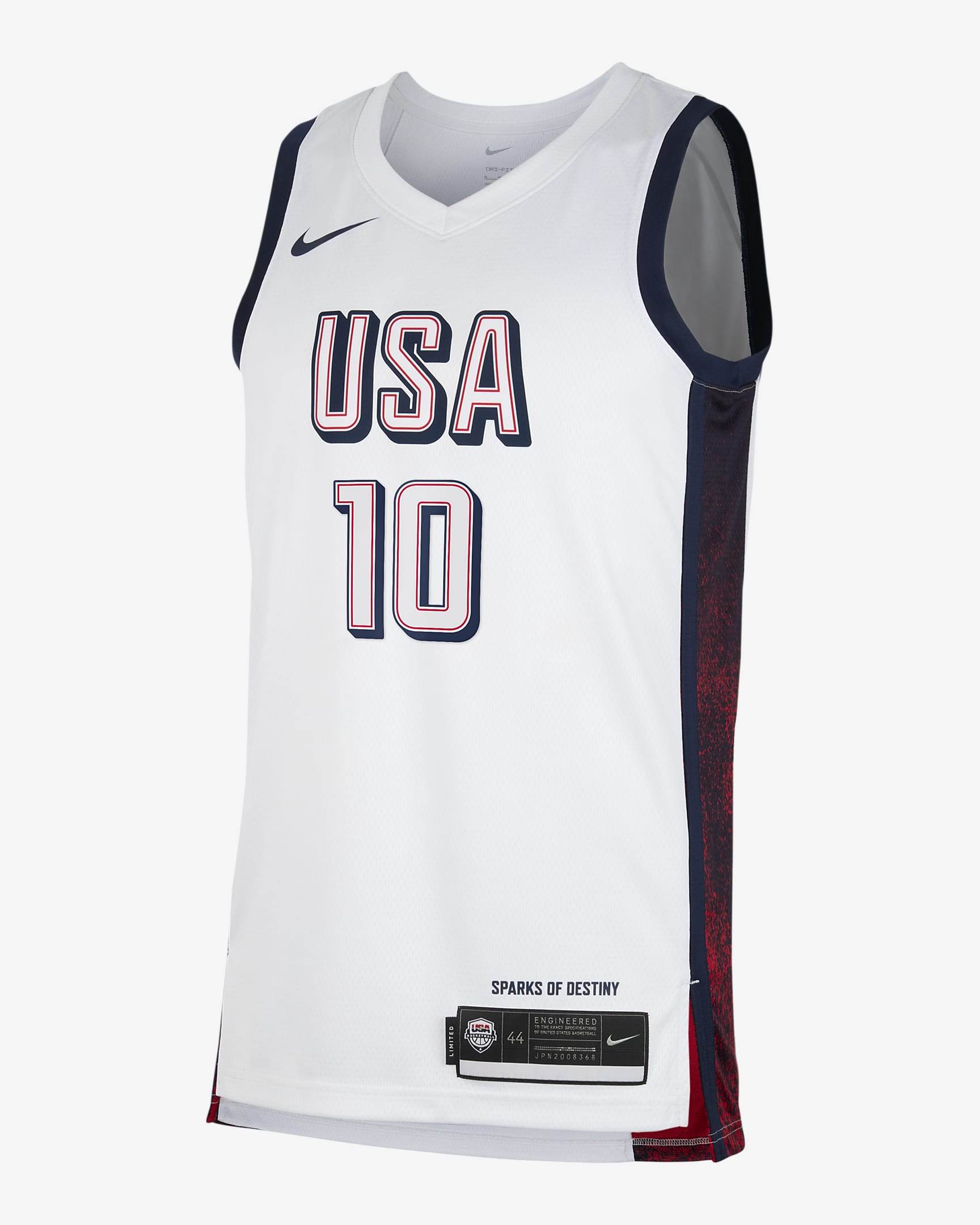 Jersey de básquetbol Nike Dri-FIT unisex Jason Tatum Team USA USAB ...