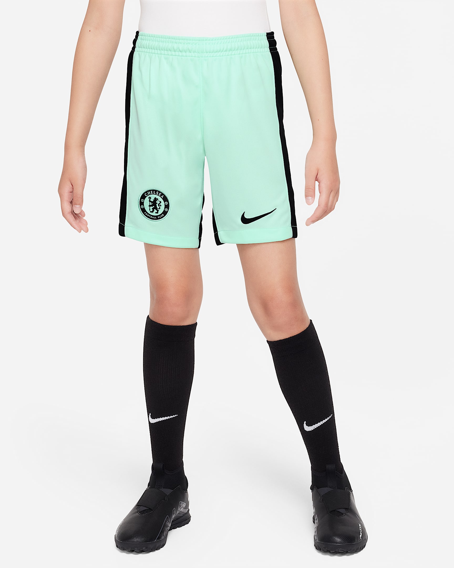 Chelsea F.C. 2023/24 Stadium Third Older Kids' Nike Dri-FIT Football Shorts. Nike PT