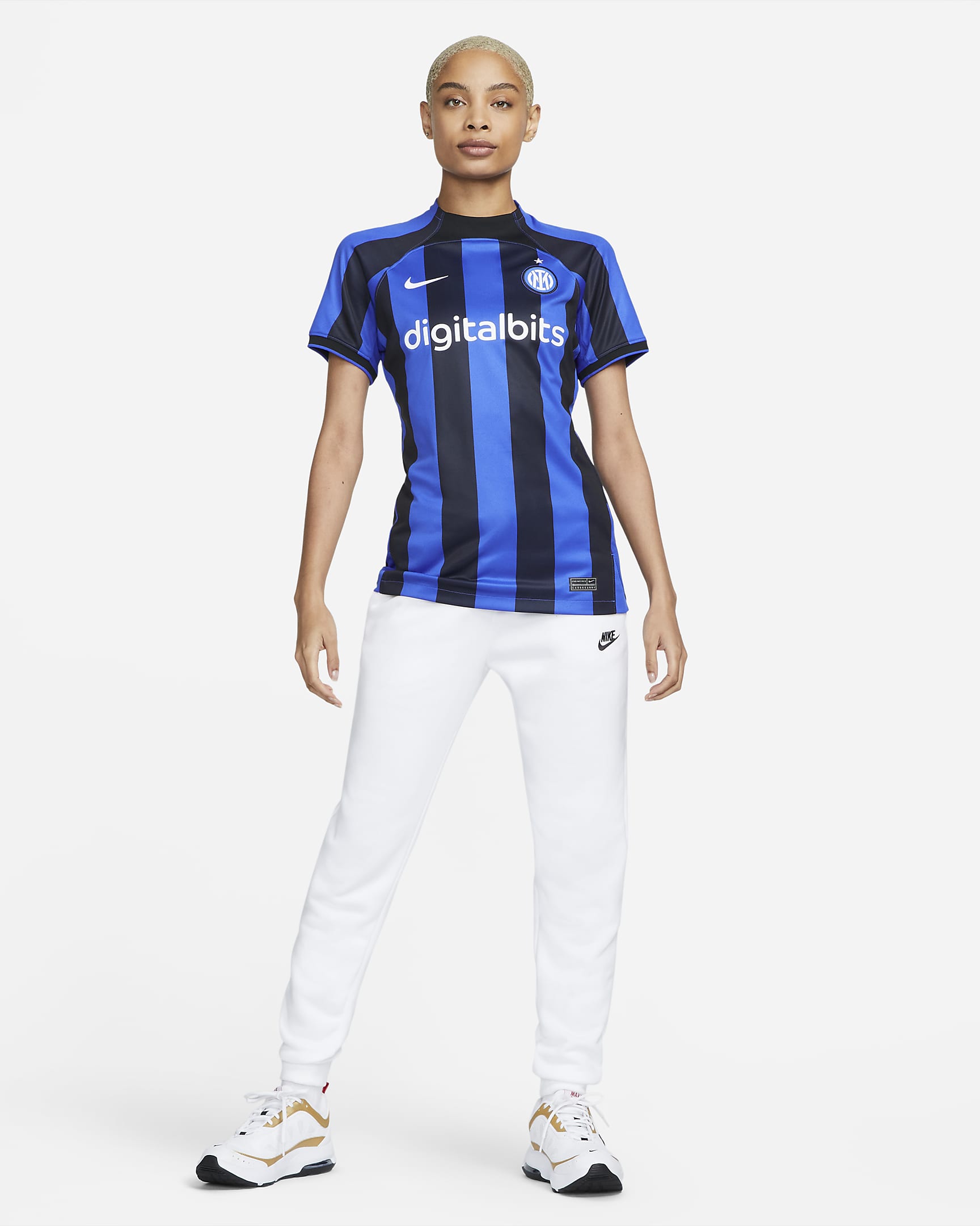 Inter Milan 2022/23 Stadium Home Women's Nike Dri-FIT Football Shirt ...
