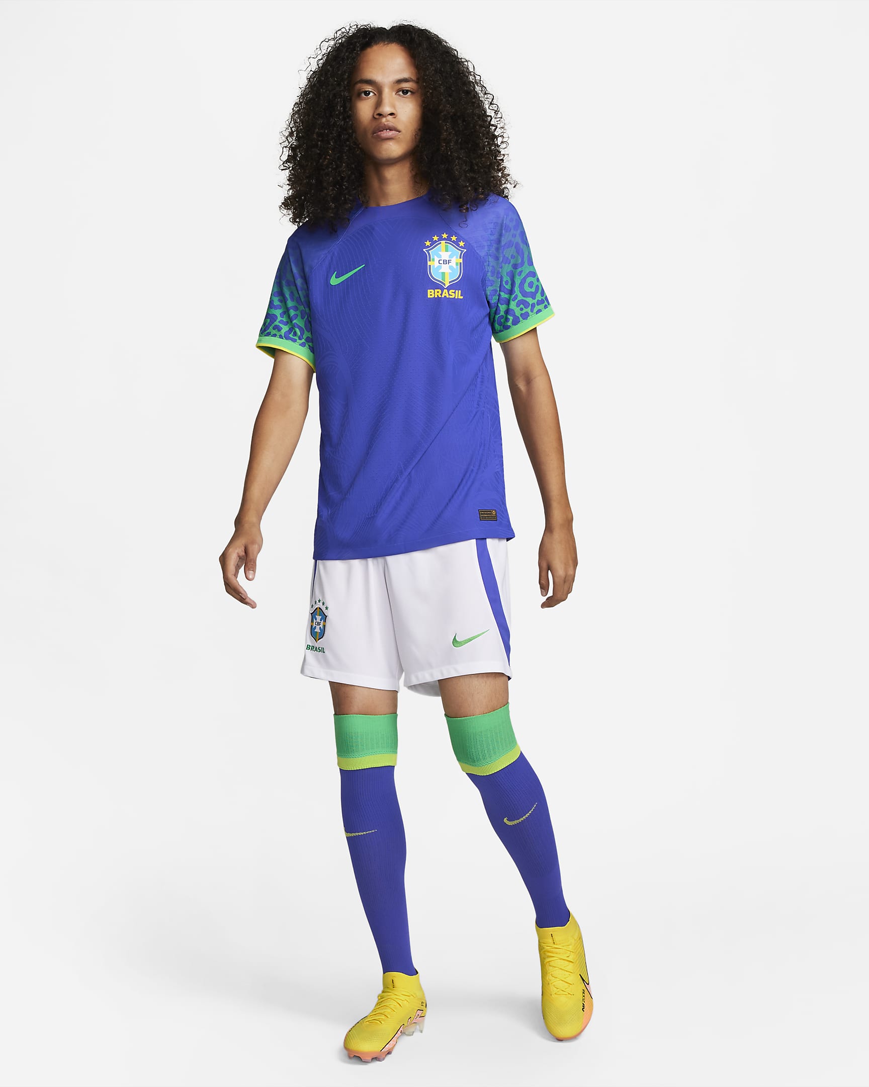 Brazil 2022/23 Match Away Men's Nike Dri-FIT ADV Football Shirt. Nike ID