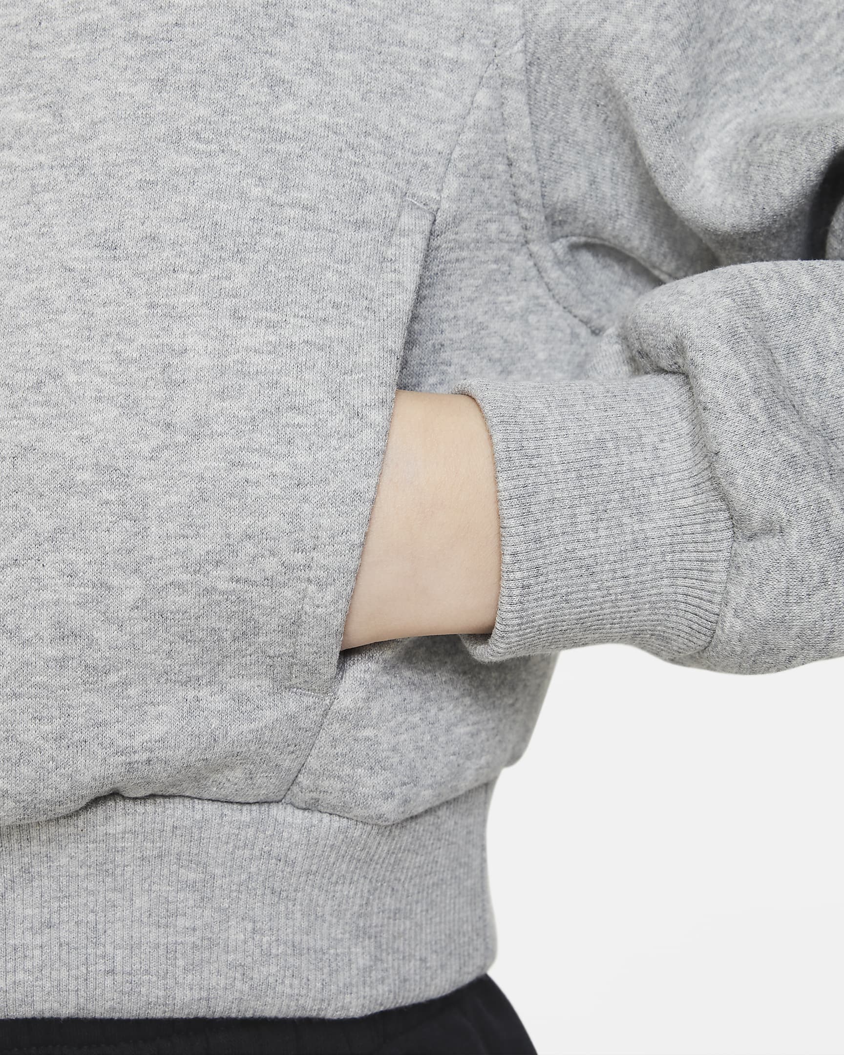 Felpa corta con cappuccio Nike Sportswear Club Fleece – Ragazza. Nike IT