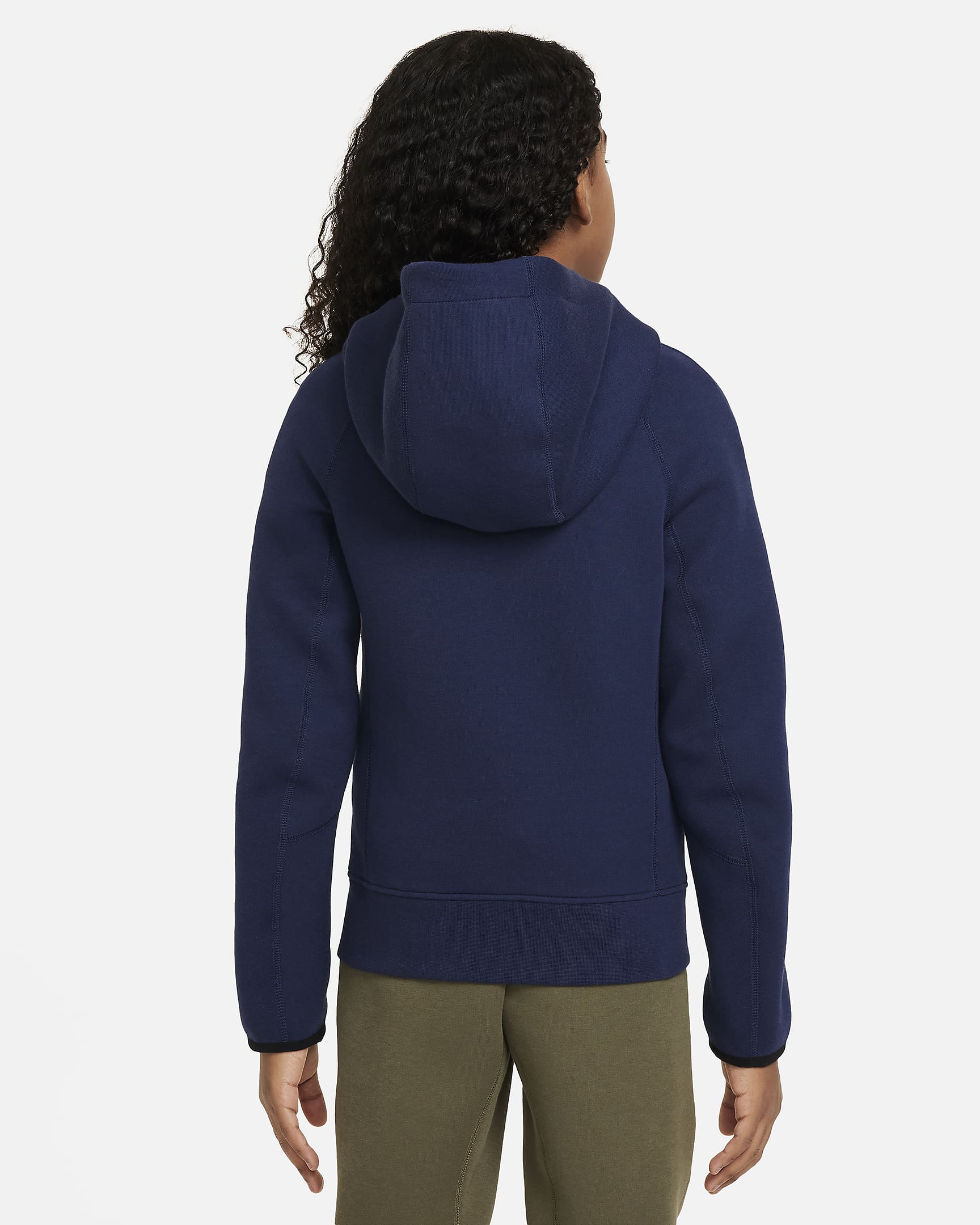 Nike Sportswear Tech Fleece Older Kids' (Boys') Pullover Hoodie. Nike LU