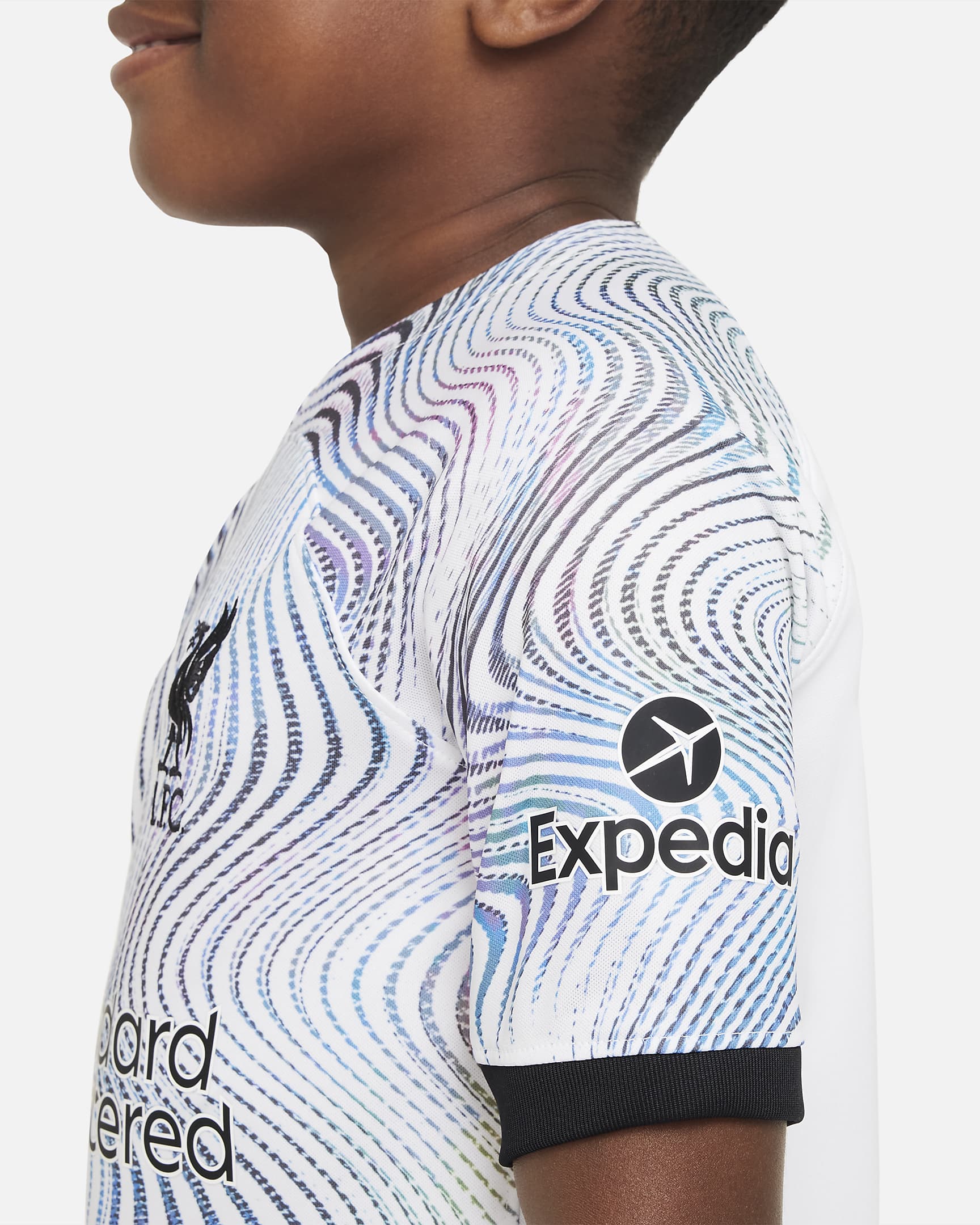 Liverpool F.C. 2022/23 Stadium Away Older Kids' Nike Dri-FIT Football Shirt. Nike LU