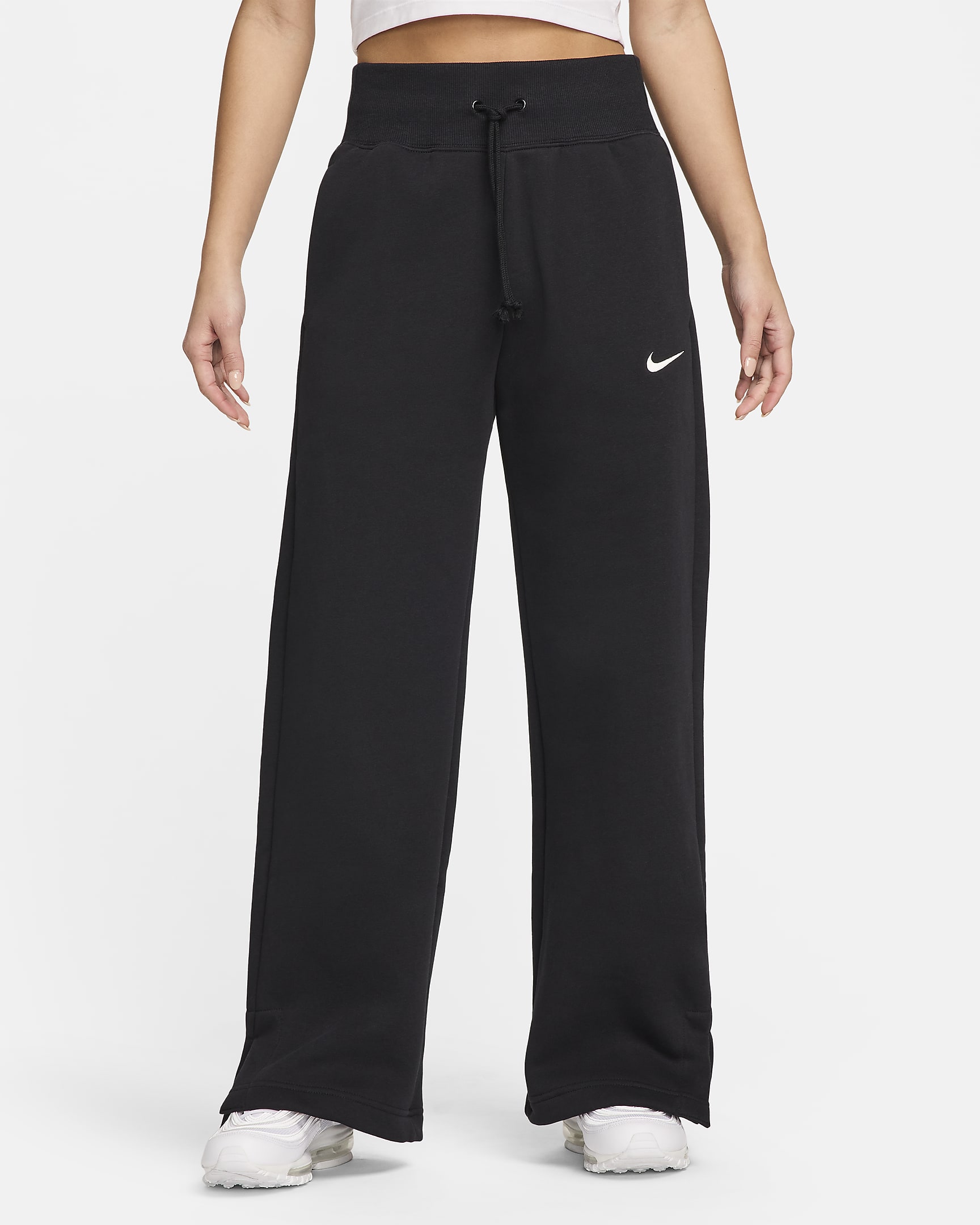 Nike Sportswear Phoenix Fleece Womens High Waisted Wide Leg Tracksuit
