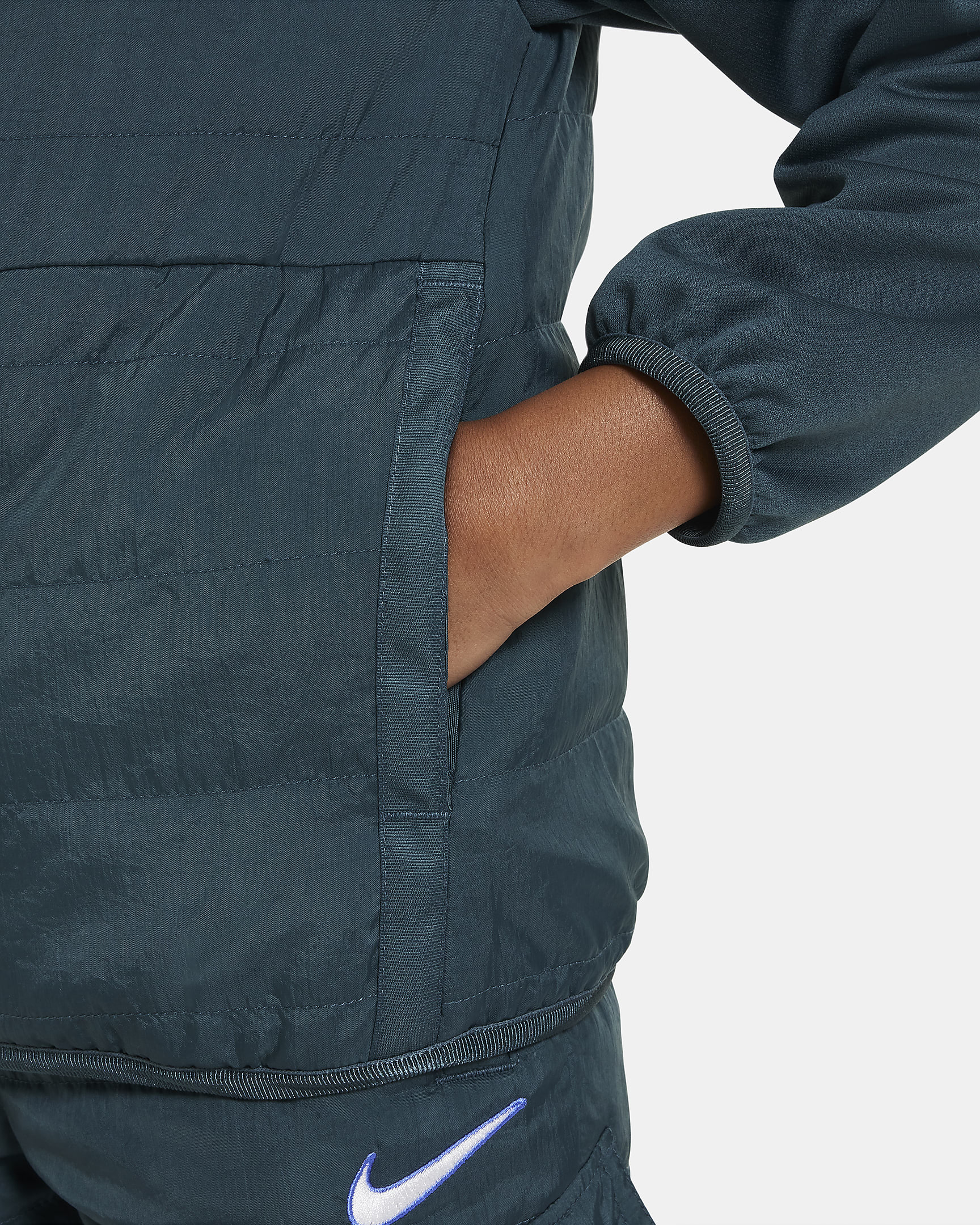 Nike Therma-FIT Repel Outdoor Play Older Kids' Fleece Winterized Full ...