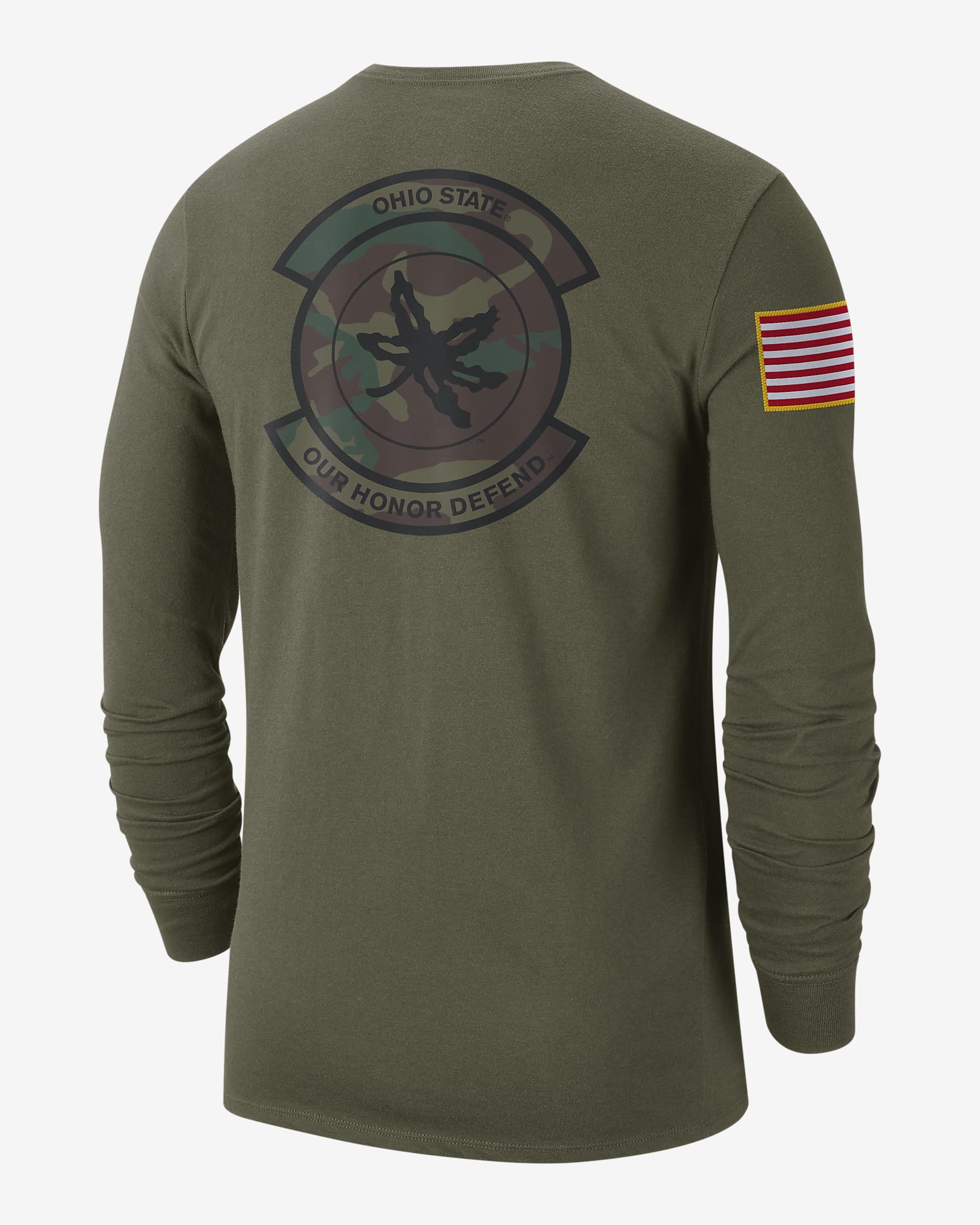 Ohio State Men's Nike College Crew-Neck Long-Sleeve T-Shirt. Nike.com